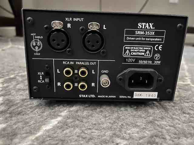 Sold: Stax 353x 120V | Headphone Reviews and Discussion - Head-Fi.org