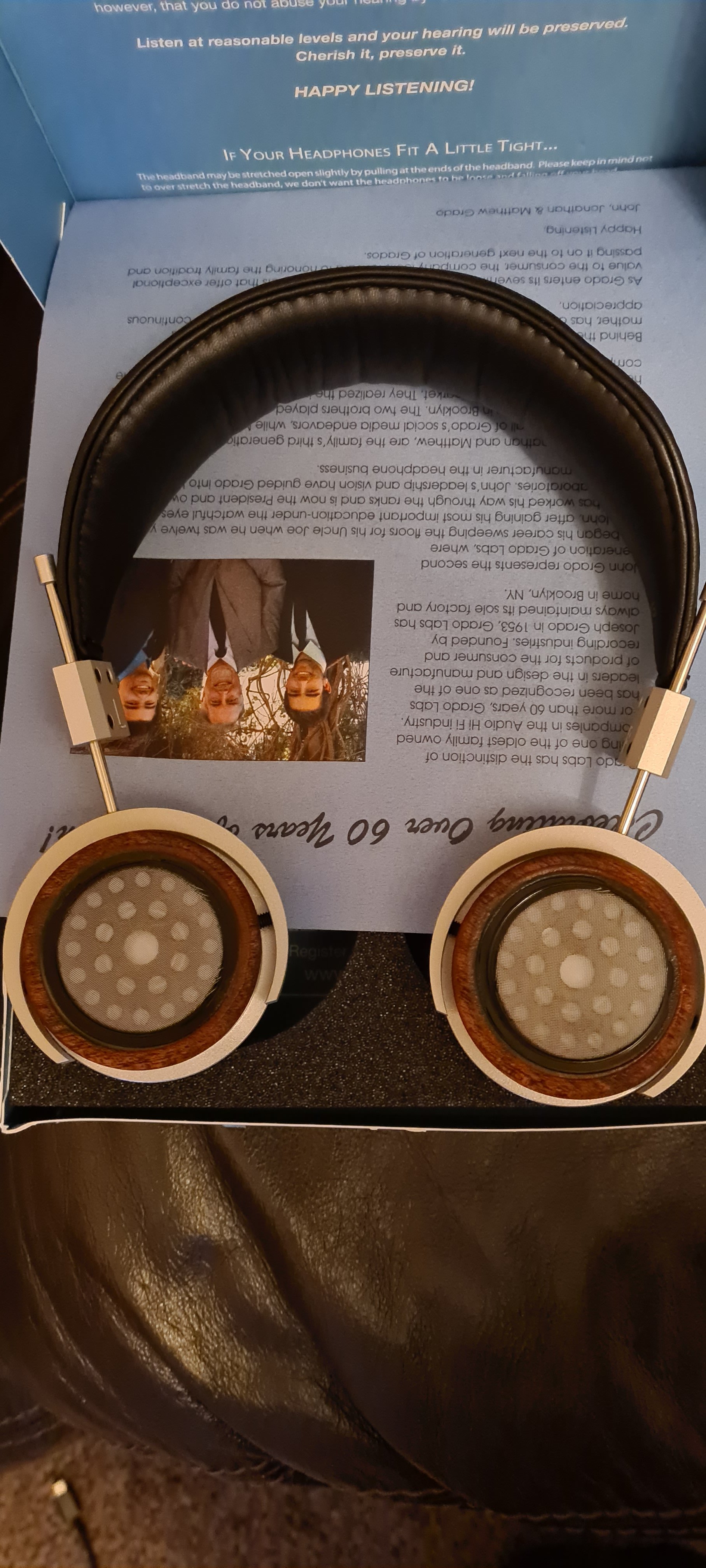 Sold: Grado PS500e XL Headband Shipibo Gimbals And Locks Detachable ...