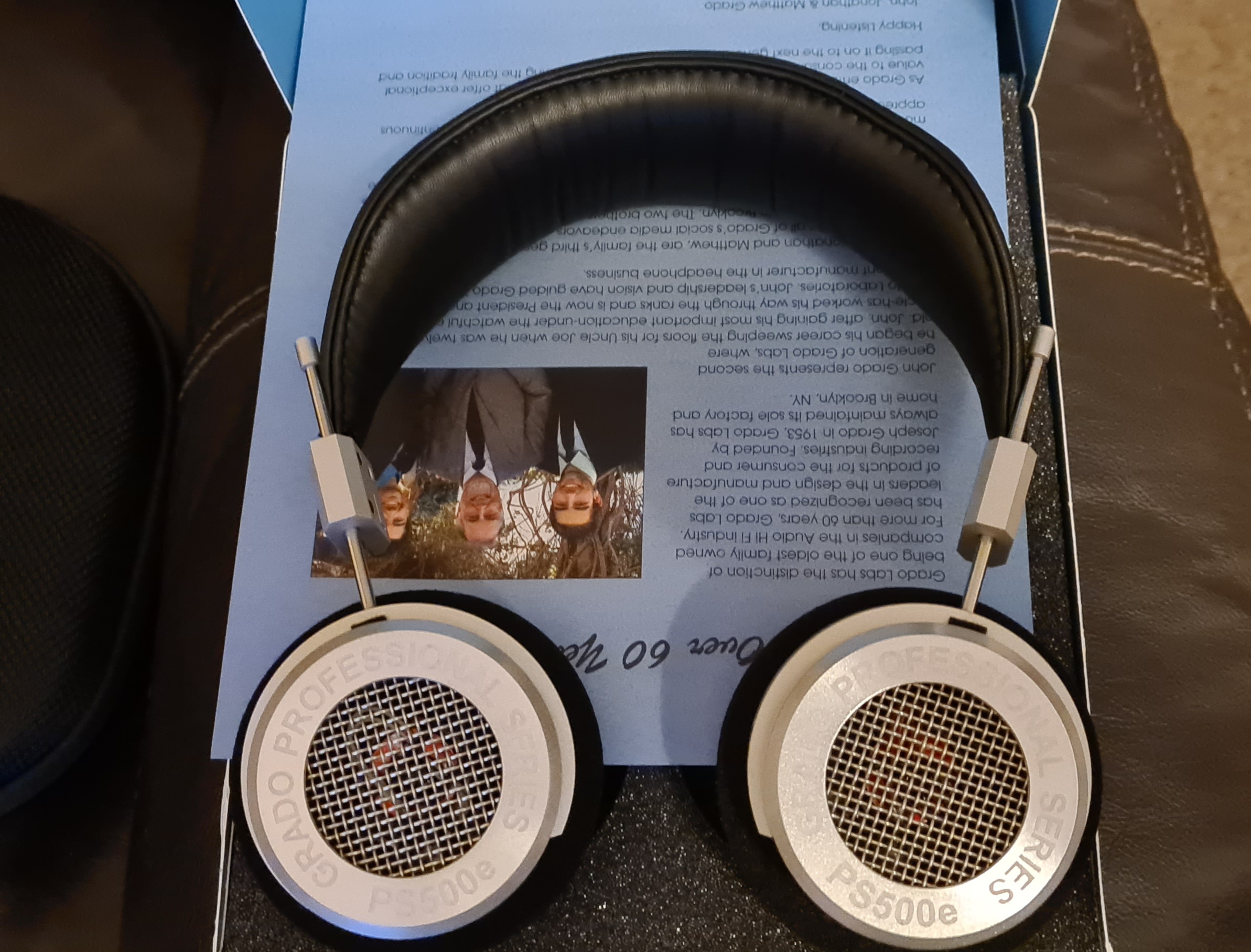 Sold: Grado PS500e XL Headband Shipibo Gimbals And Locks Detachable ...