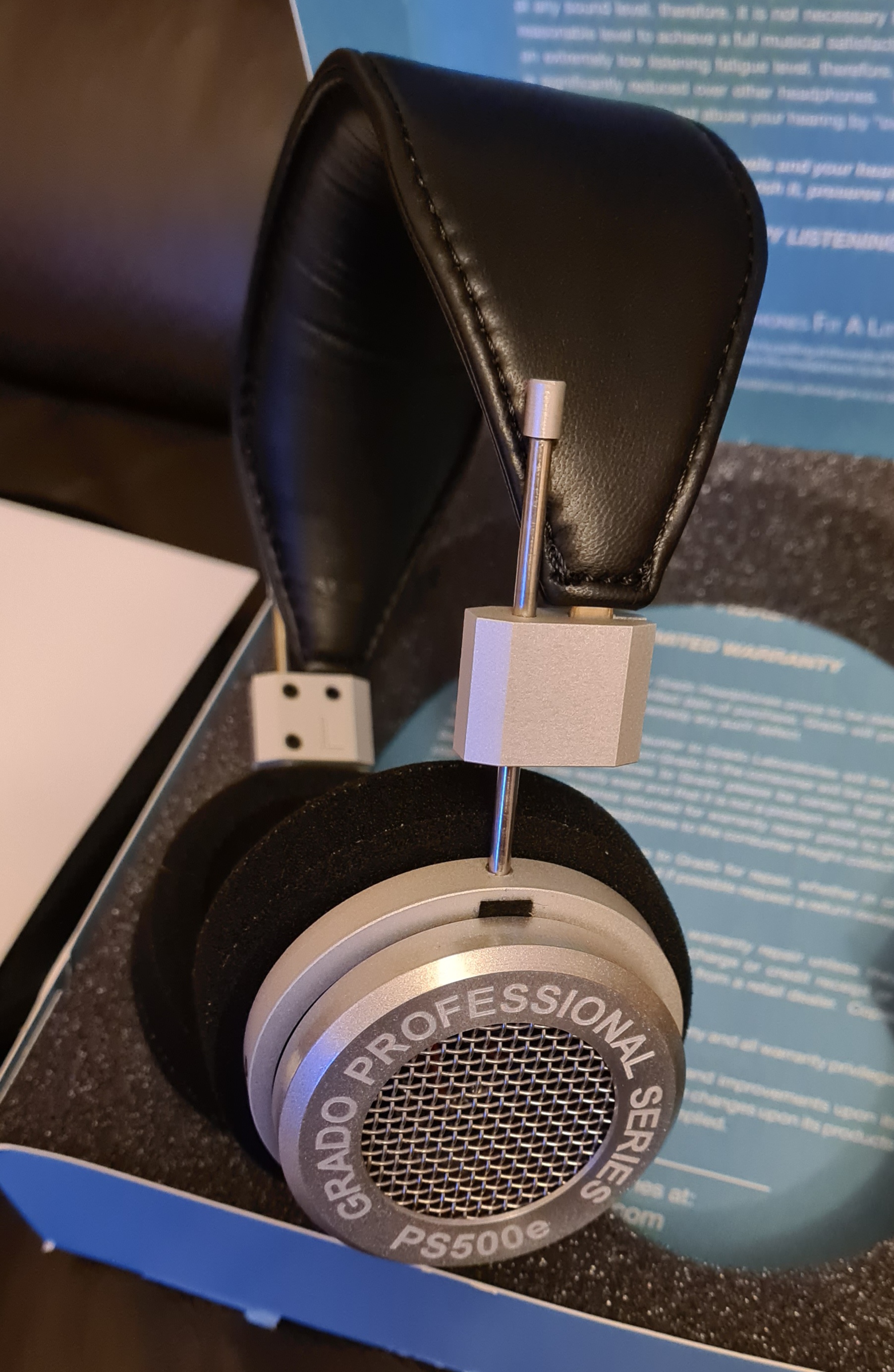 Sold: Grado PS500e XL Headband Shipibo Gimbals And Locks Detachable ...