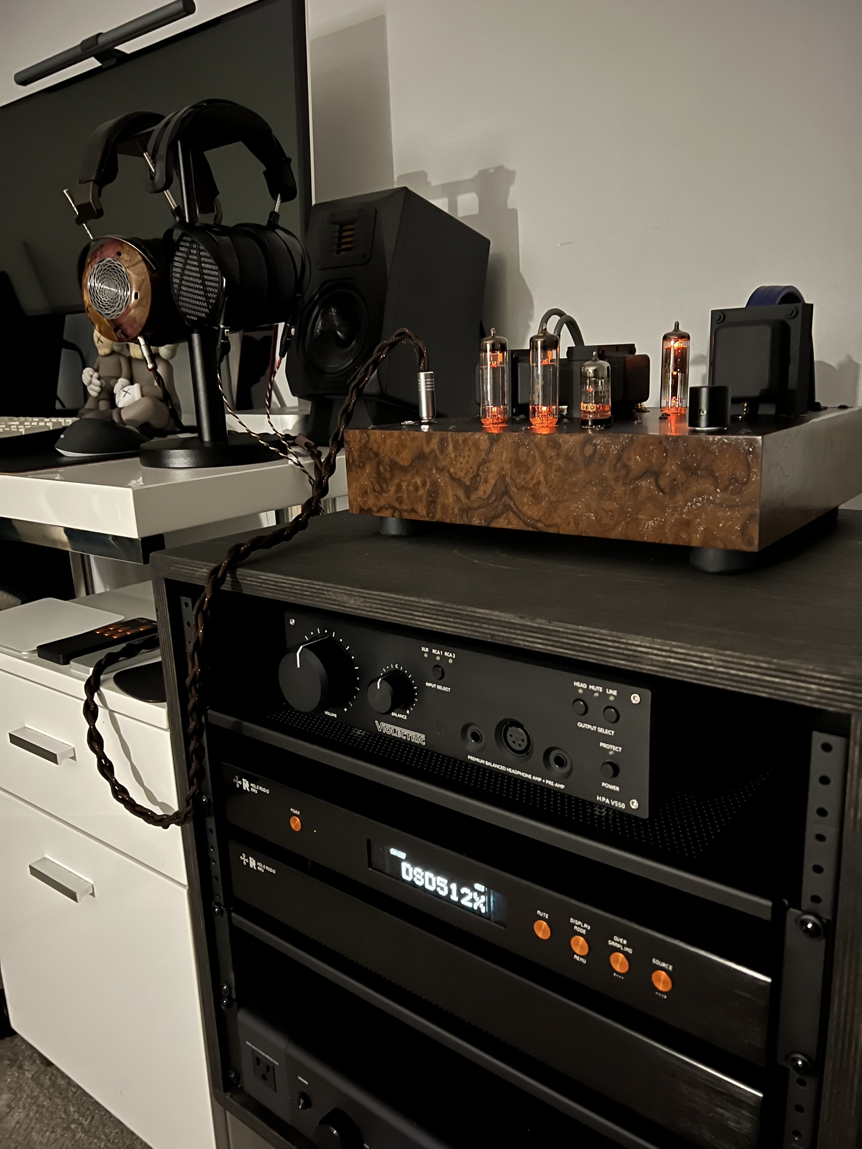 Show us your Head-Fi station at it's current state. No old pictures ...
