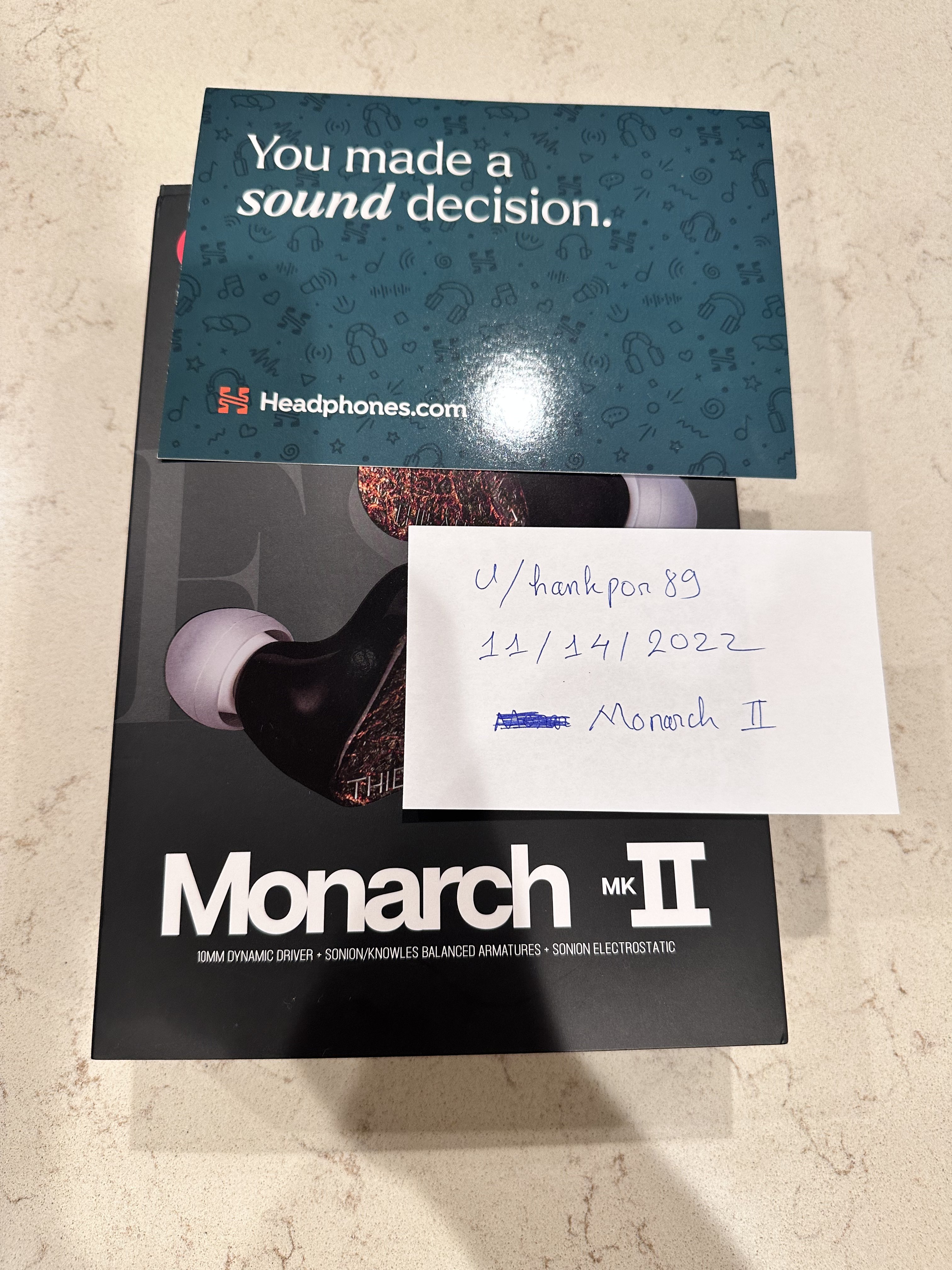 Sold: Thieaudio Monarch II - Like New | Headphone Reviews and ...