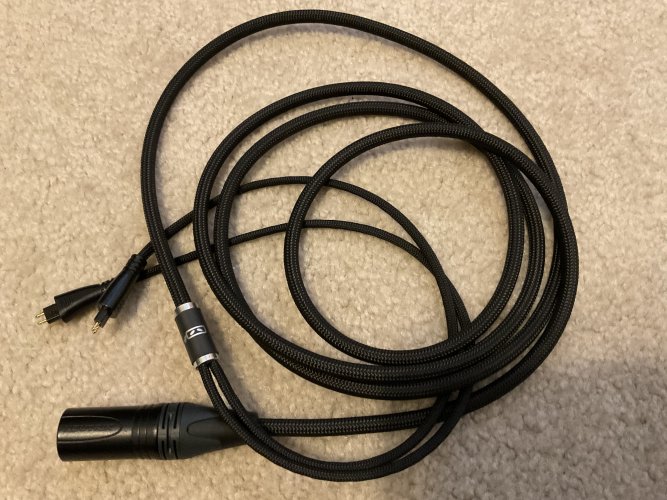 Sold: Audiophile Ninja Balanced XLR Cable- Fostex TH900MK2, TH909 ...