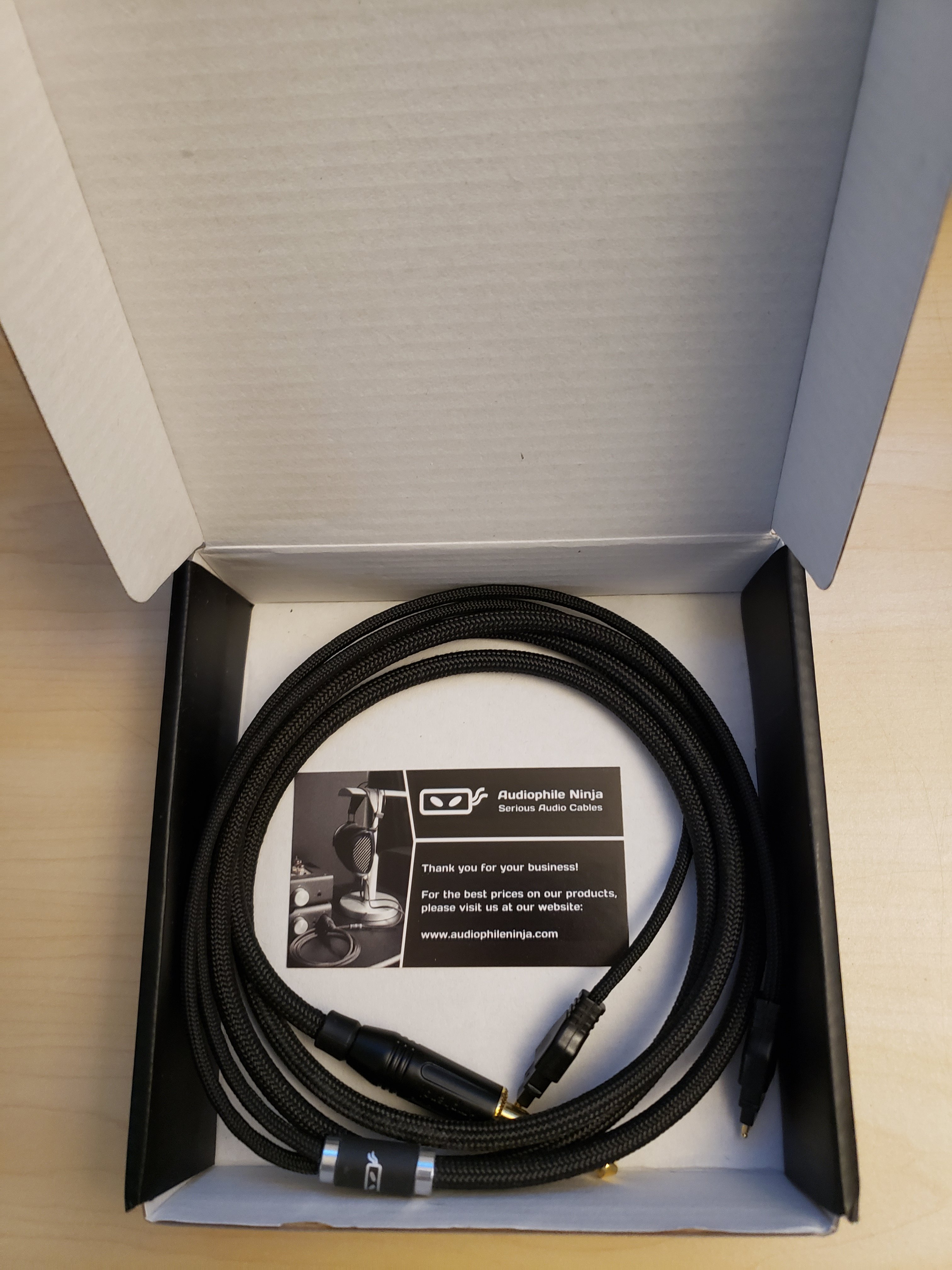 Sold: Audiophile Ninja Cable for HD650/6XX (5ft length with 6.3mm ...