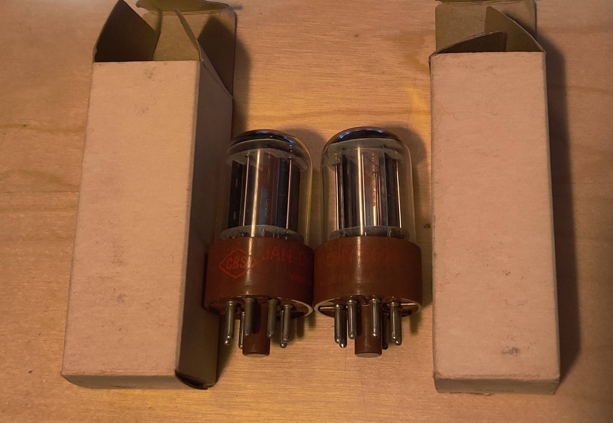 Sold: CBS/Hytron brown base 5692 - Matched Pair | Headphone Reviews and Discussion - Head-Fi.org