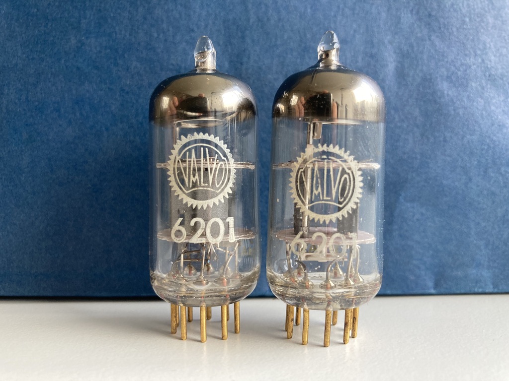6201 E81CC ECC801S Valvo/Philips Gold Pin Matched pair | Headphone ...