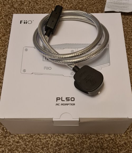 Closed: **Sold elsewhere **Fiio PL50 linear power supply and upgrade mains cable | Headphone ...