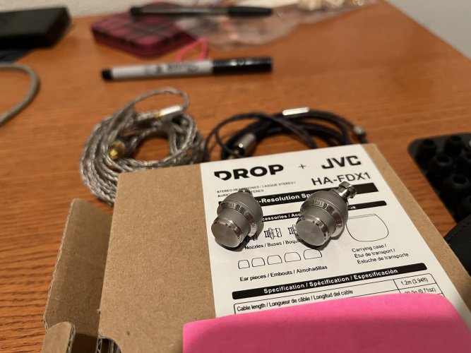 Sold: Drop Massdrop JVC HA-FDX1 FDX1 Balanced Cable Crinacle A ...