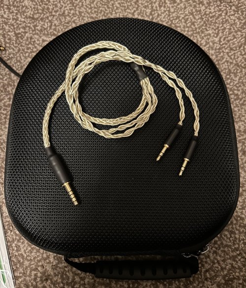 Sold: 2 Short balanced cables and Fostex 3.5mm adaptors | Headphone ...