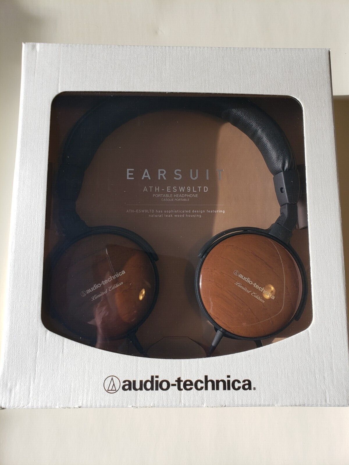 Closed: Audio-Technica ATH-ESW9 Limited Edition Wooden (Teak ...