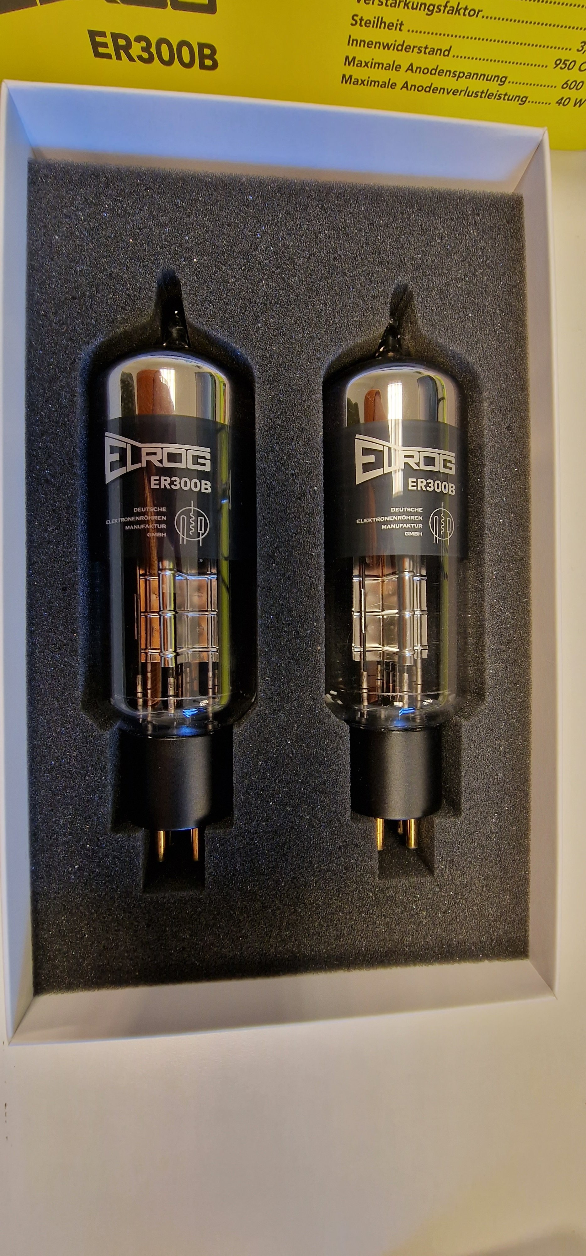 Sold: Elrog ER300B Vacuum Tubes | Headphone Reviews and Discussion ...
