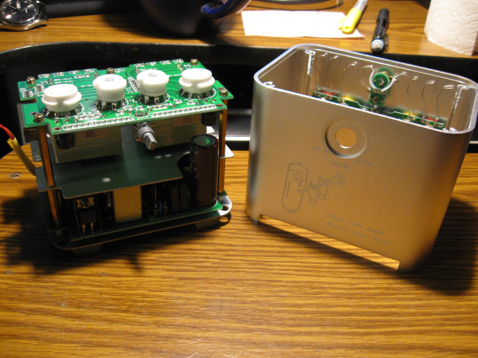 APPJ Mini2013 Tube amp (6J1 pushing 6P1, 3w per channel) | Headphone ...