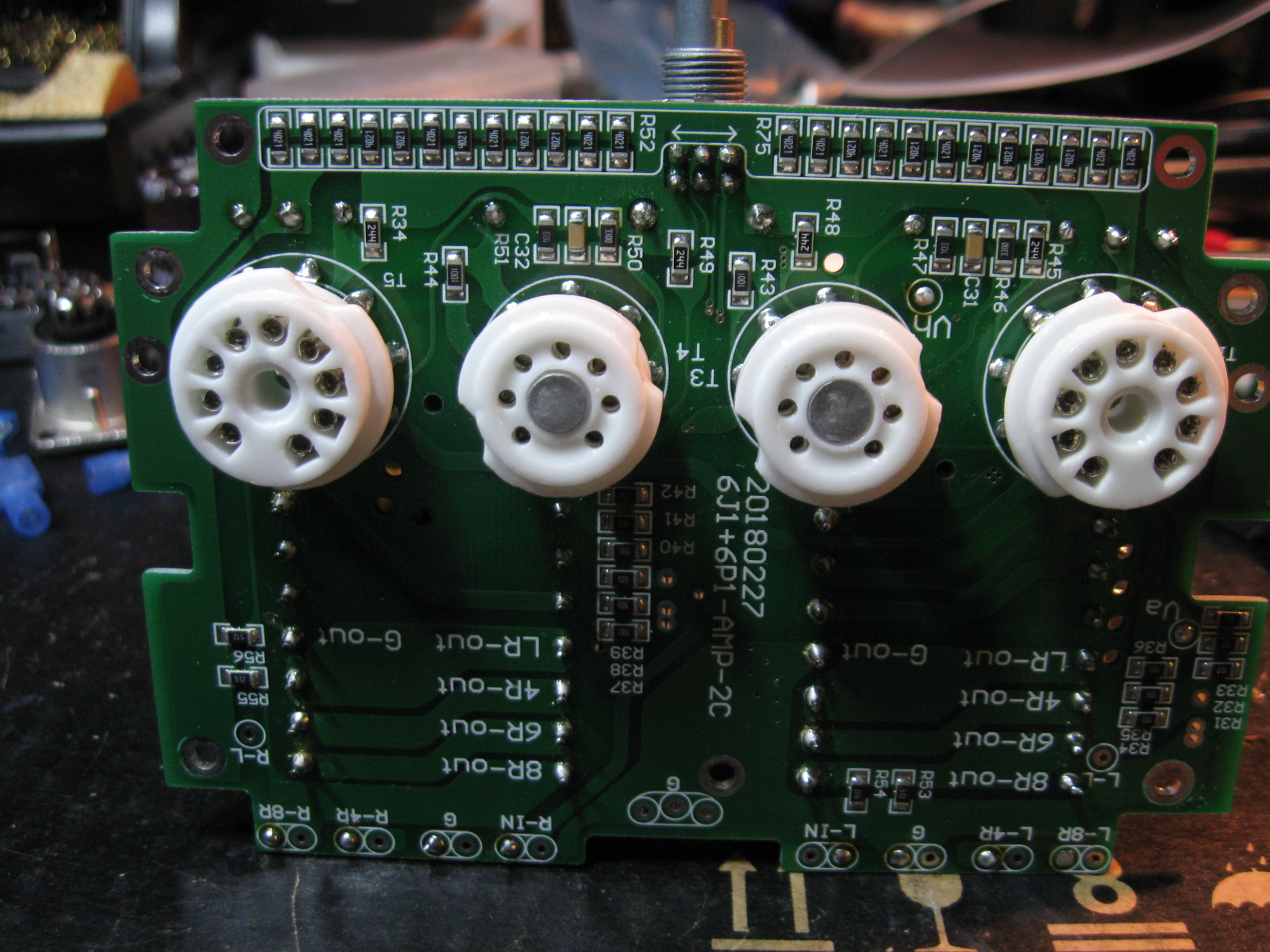 APPJ Mini2013 Tube amp (6J1 pushing 6P1, 3w per channel) | Headphone ...