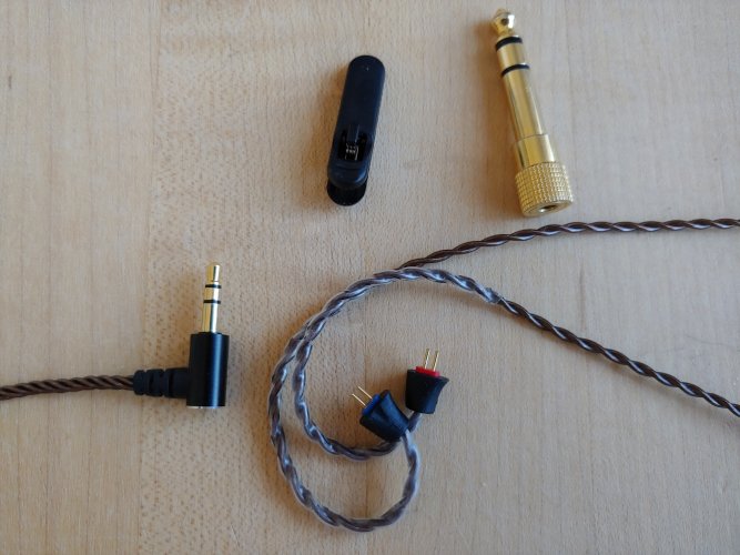 Closed: Dunu Titan S OEM-replacement 2 pin Stereo IEM Cable w/ 1/4 ...