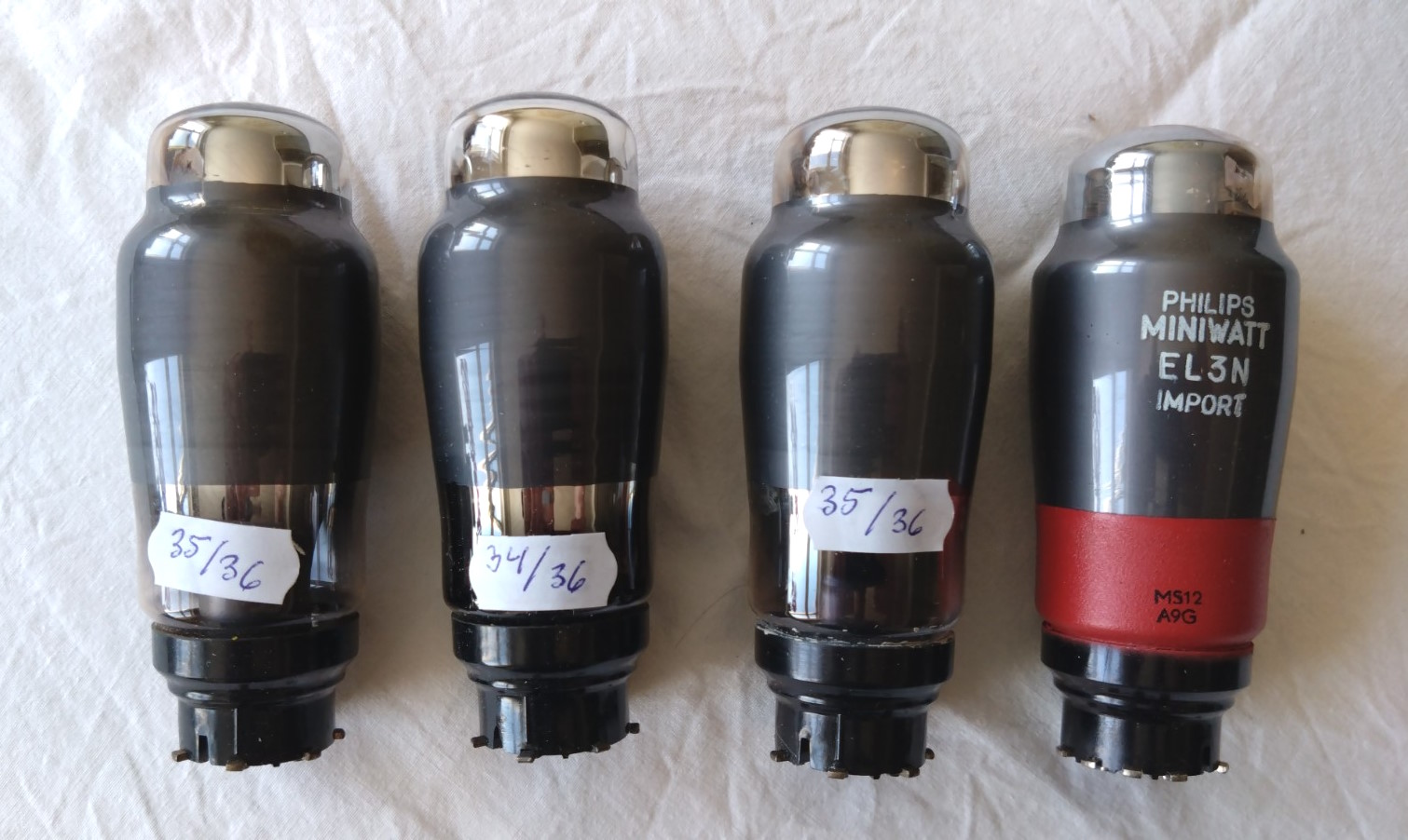 Closed: Tubes EL11, EL3 quad, EL3n quad (Tungsram, Telefunken, Philips ...