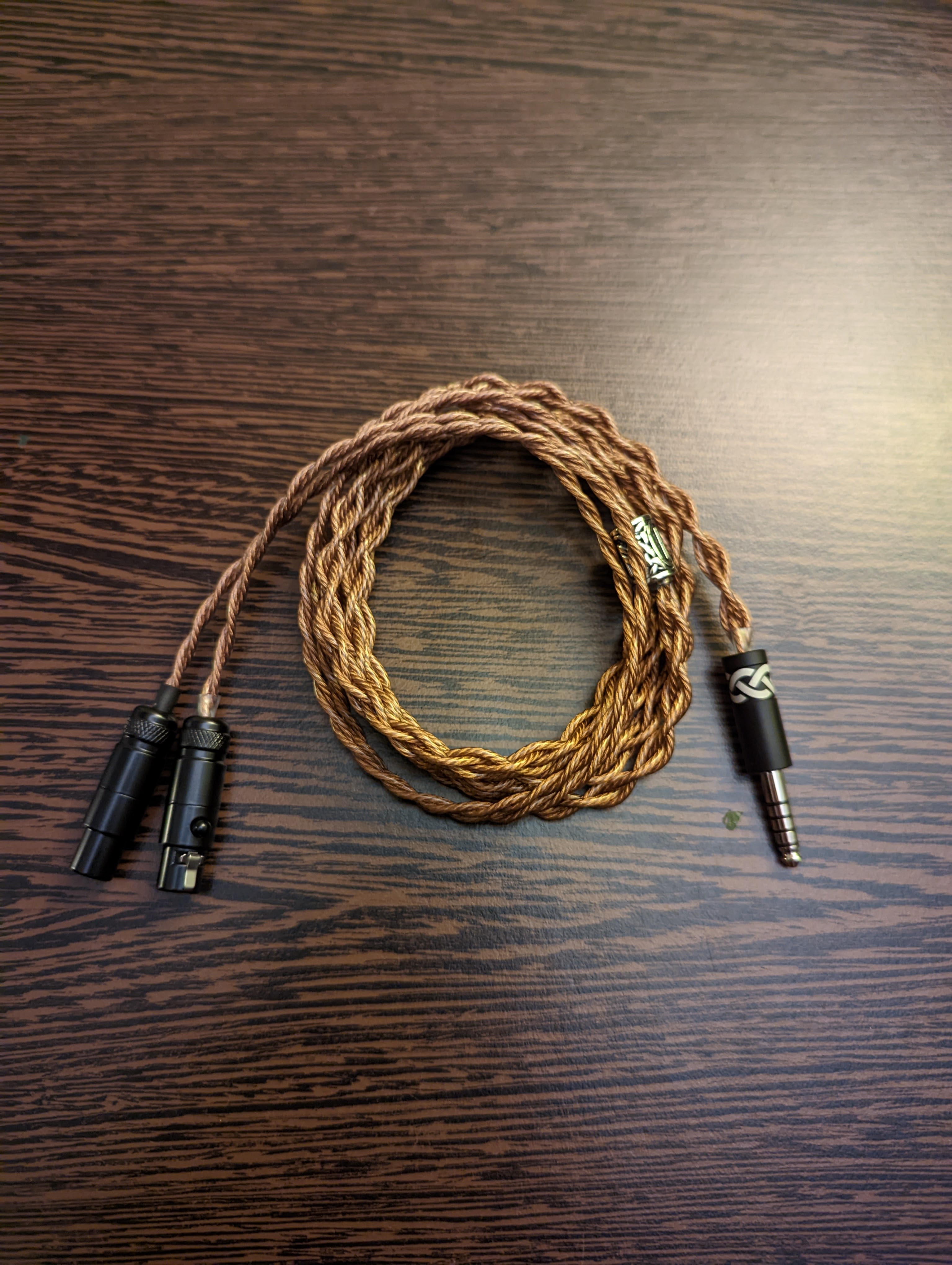 Sold: Viking Weave Cable Ansuz 4pin mini XLR to 4.4mm | Headphone ...