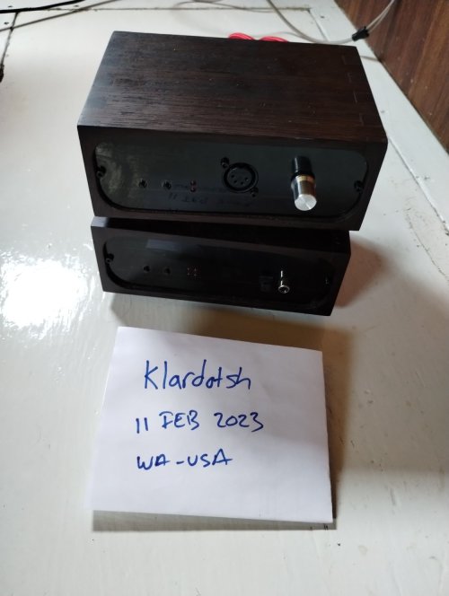 Closed: Geshelli J2-AKM4493 + Erish2 DAC+Amp Stack w/Wenge Cases + Apos ...