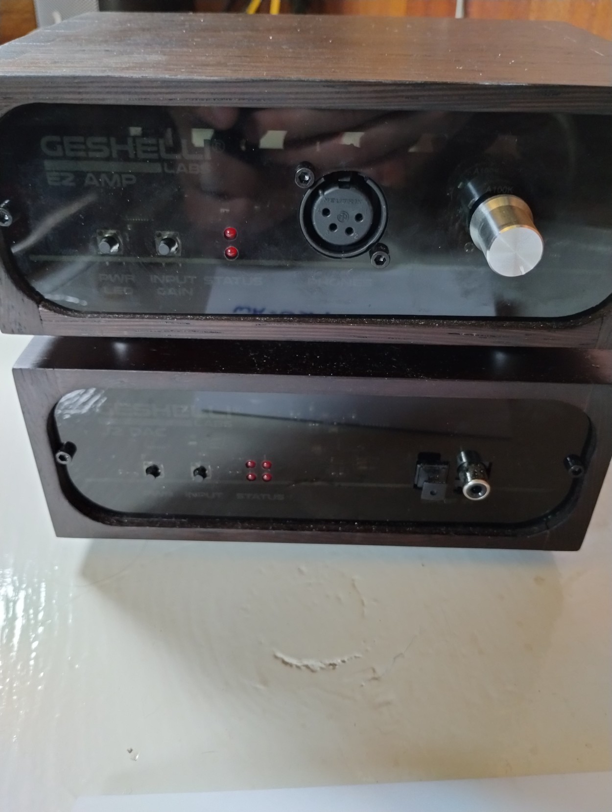 Closed: Geshelli J2-AKM4493 + Erish2 DAC+Amp Stack w/Wenge Cases + Apos ...