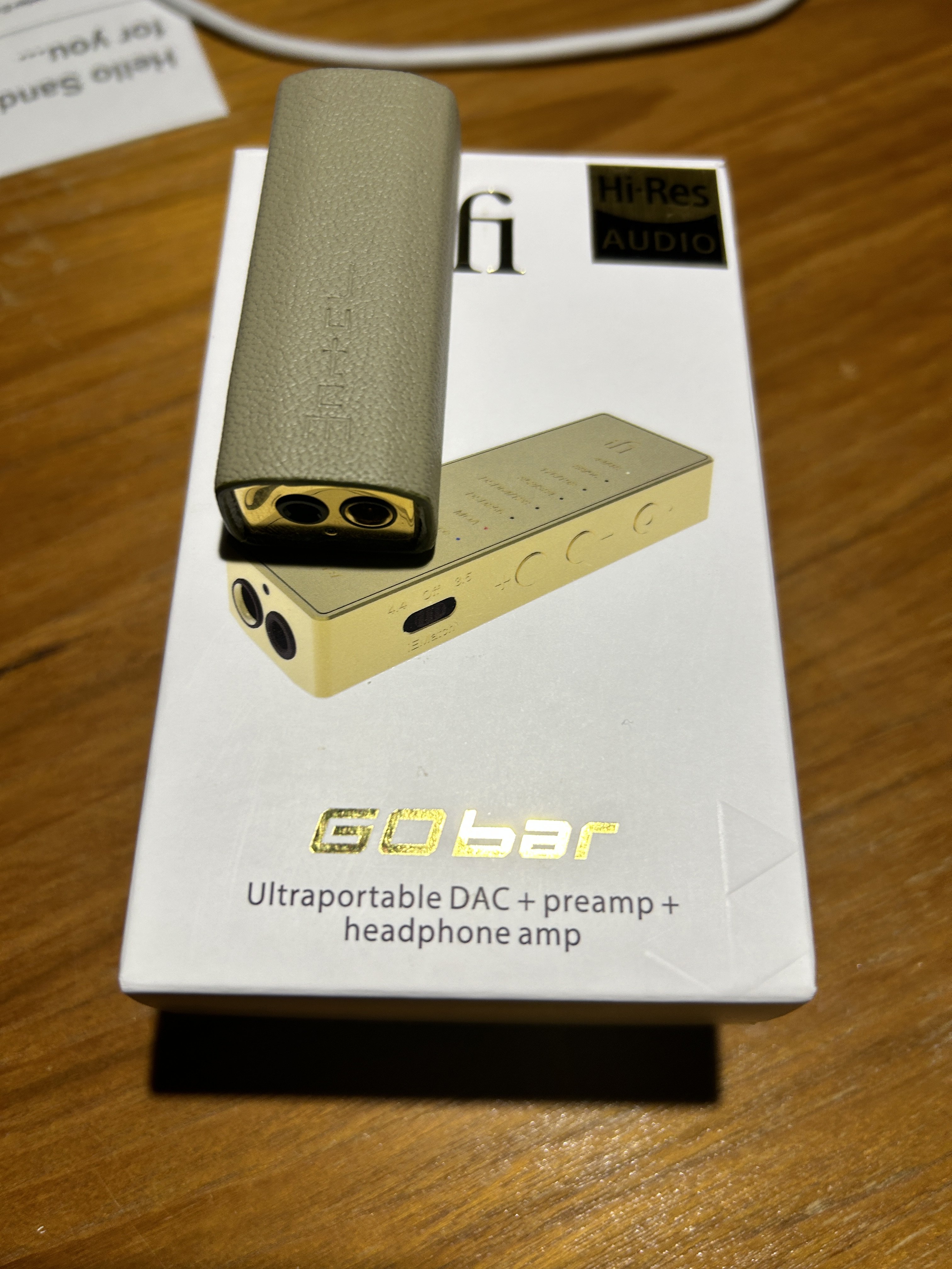 Sold: iFi Gold Bar with Custom Leather Case | Headphone Reviews and ...