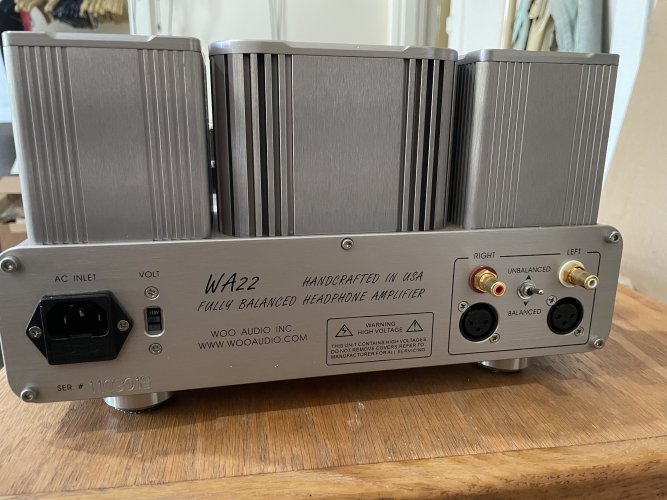 Sold: Woo Audio WA22 1st Gen + Extras - Clayton SF Sale | Headphone ...