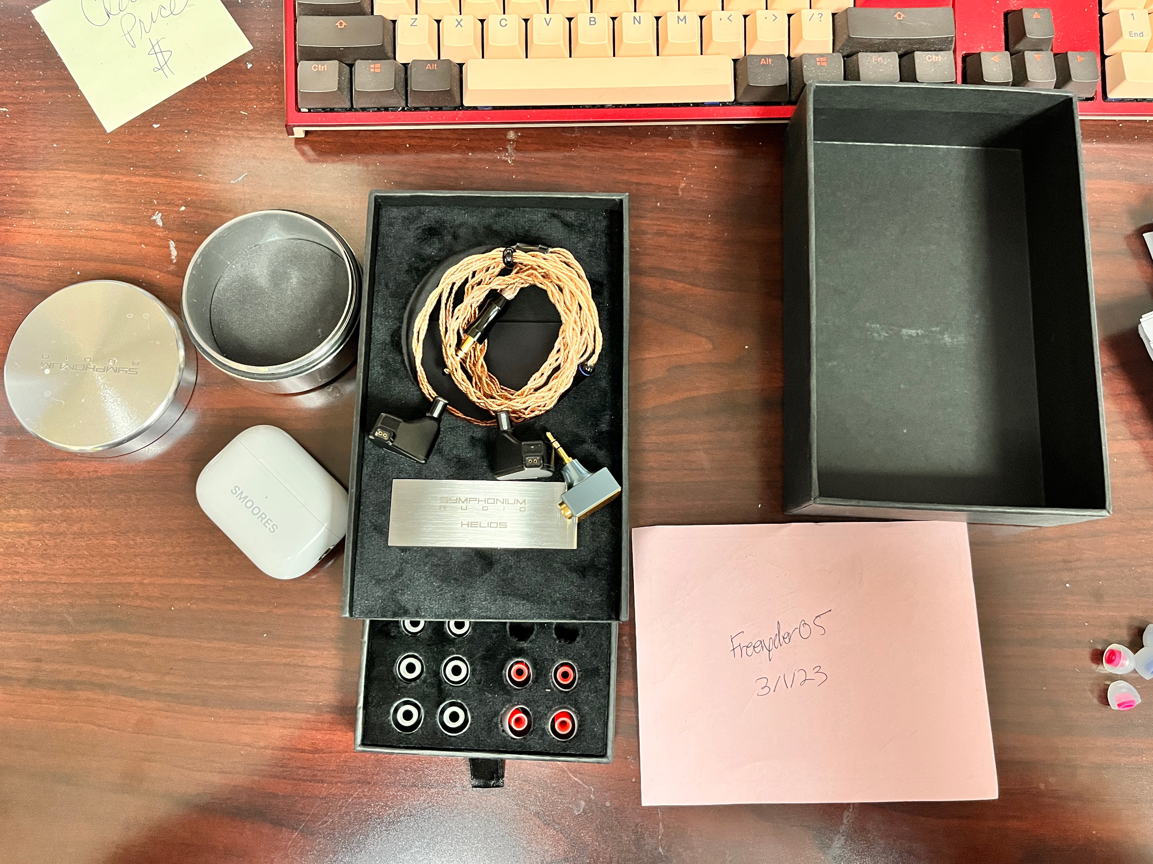 Closed: **Price Drop** Symphonium Helios + 4.4mm to 3.5mm ddHifi ...