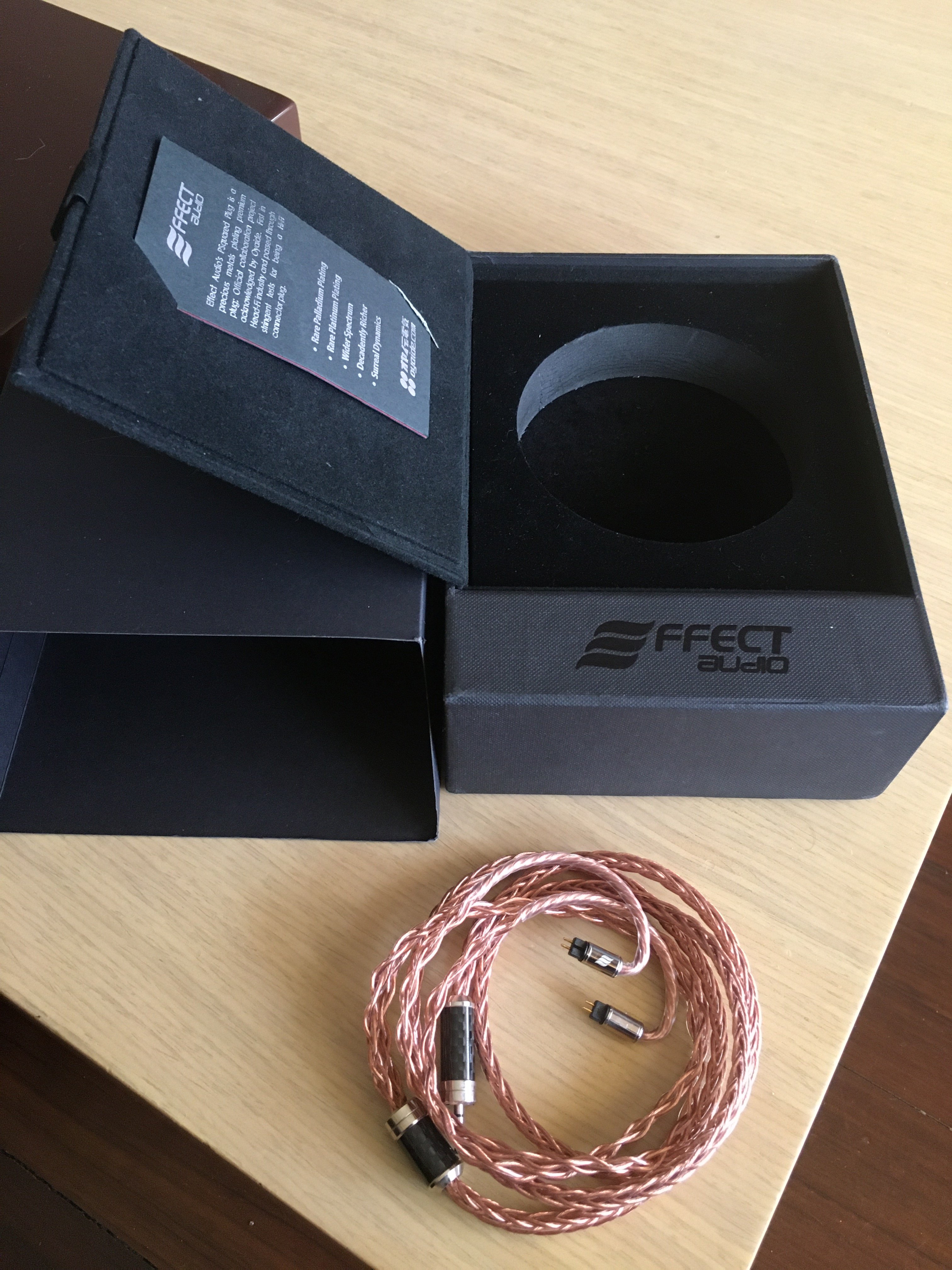 Sold: Effect Audio Bespoke 8 wires Ares II - 2pin-2.5mm - mint ...