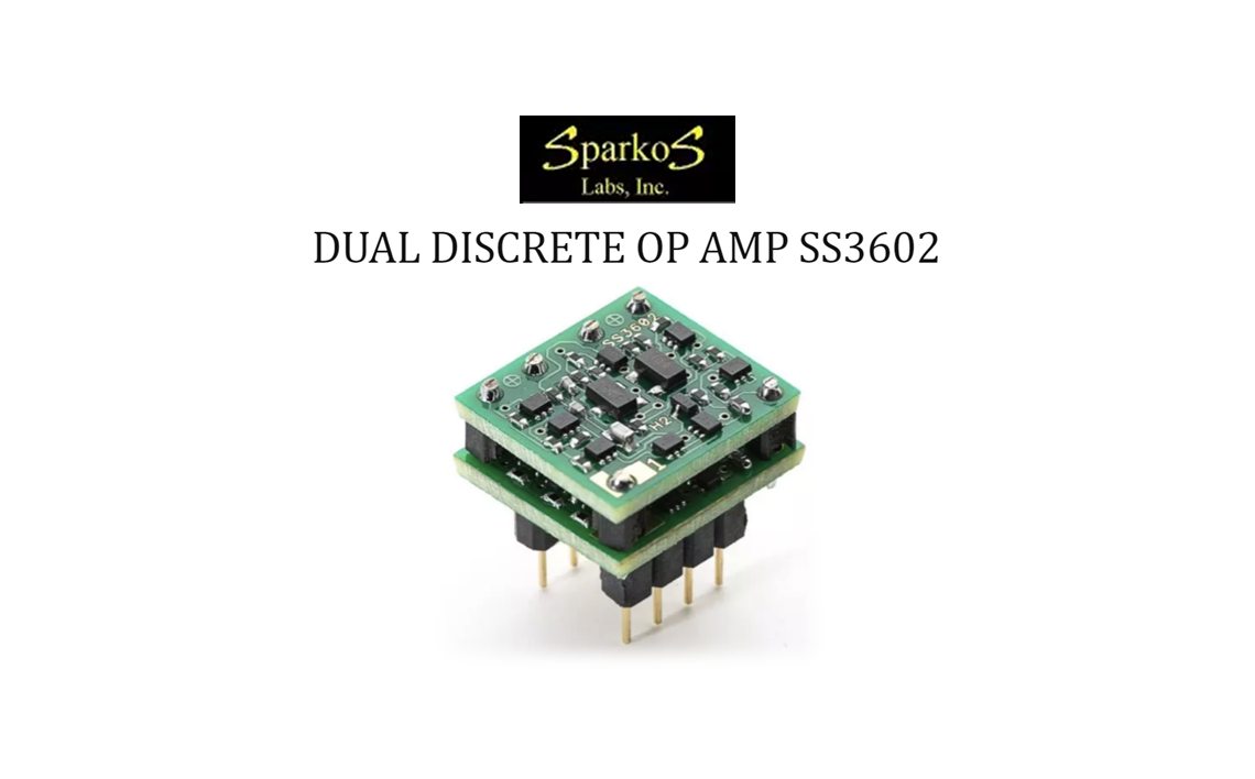 Sold: (QTY 4) SS3602 DUAL DISCRETE OP AMP ++PLUS++ installation Kit ...