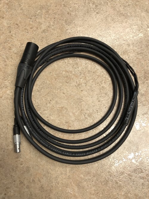 Sold: Focal Utopia Corpse GraveDigger Cable 4pin XLR 10ft | Headphone ...