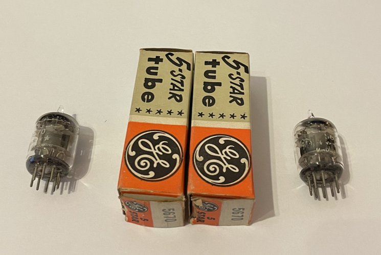 Closed: General Electric GE 5670 5 star tubes | Headphone Reviews and ...