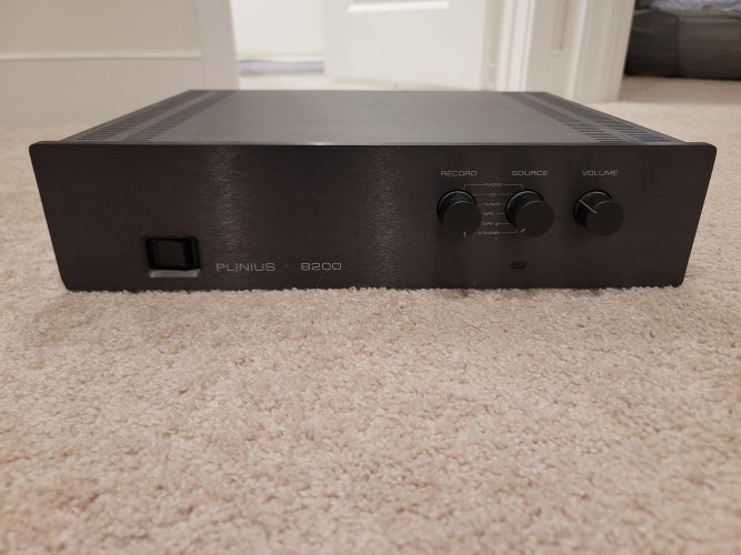 Closed: Plinius 8200 MKII Integrated Amplifier & Phono | Headphone ...