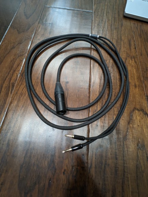Sold: Audiophile Ninja cable - Dual 3.5mm to XLR 8 ft | Headphone ...