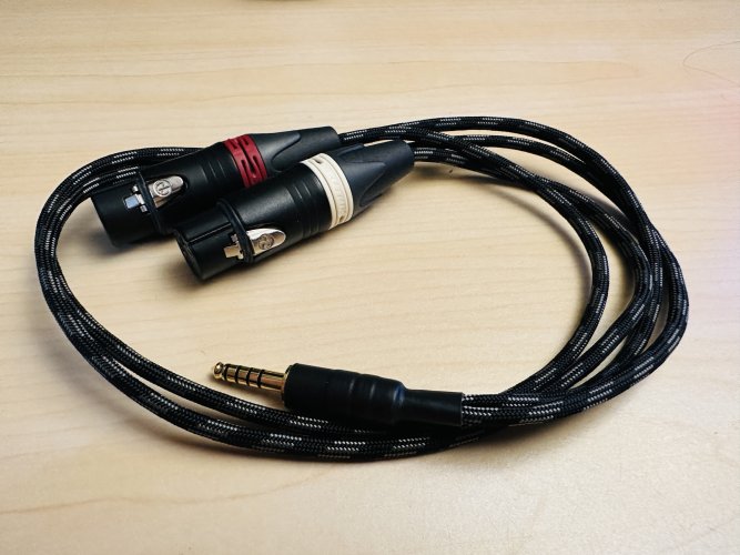 Sold: Hart Audio Cable (2.5ft) (4.4mm Pentaconn to Dual Female 3-pin ...