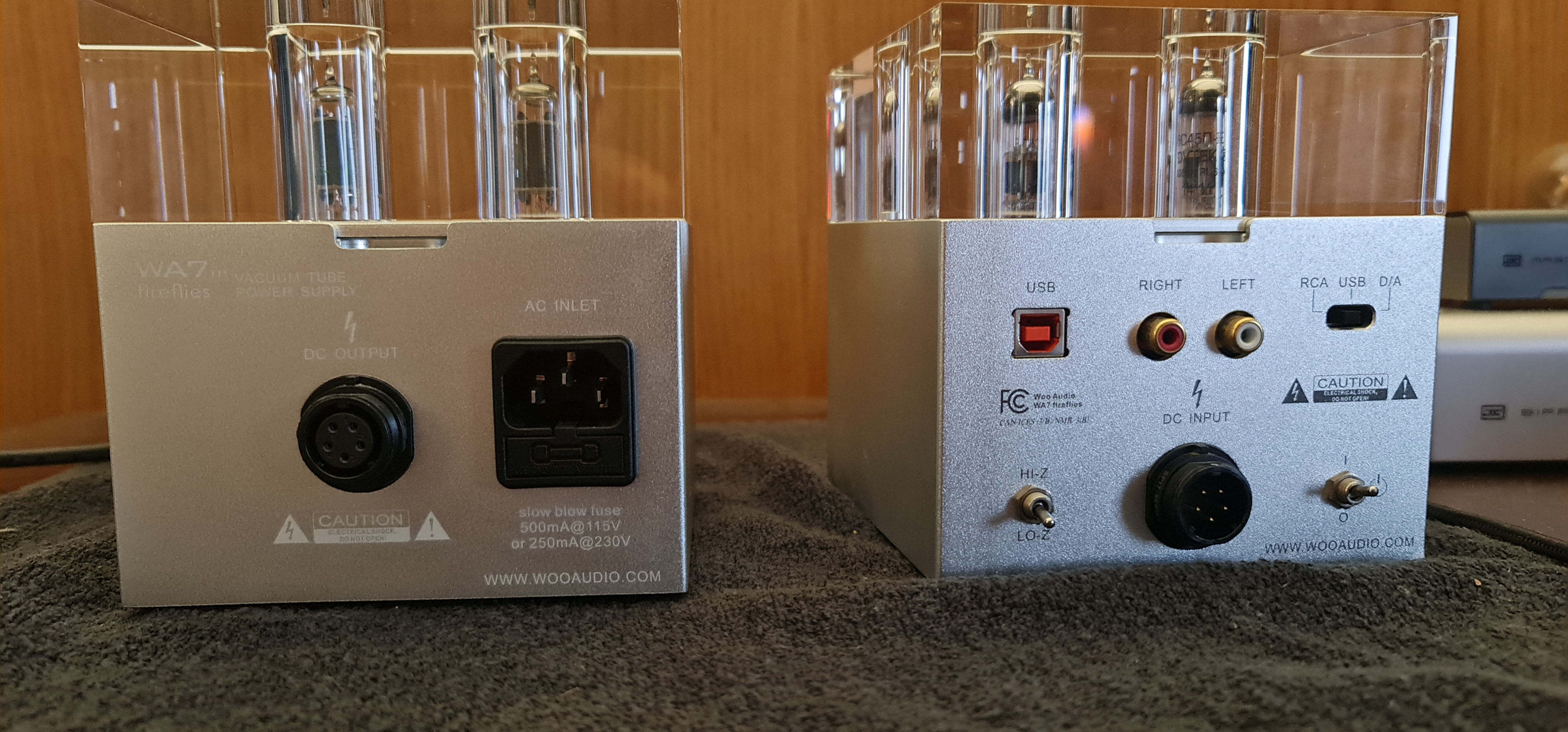 Closed: Woo Audio WA7 Fireflies DAC/Amp with WA7tp tube power supply ...