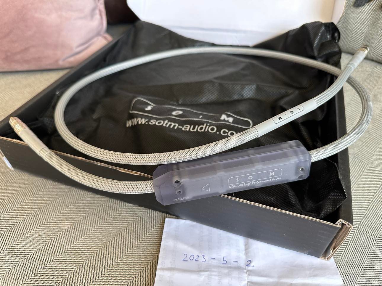 Sold: SOtM dCBL-COX75 digital coaxial | Headphone Reviews and ...