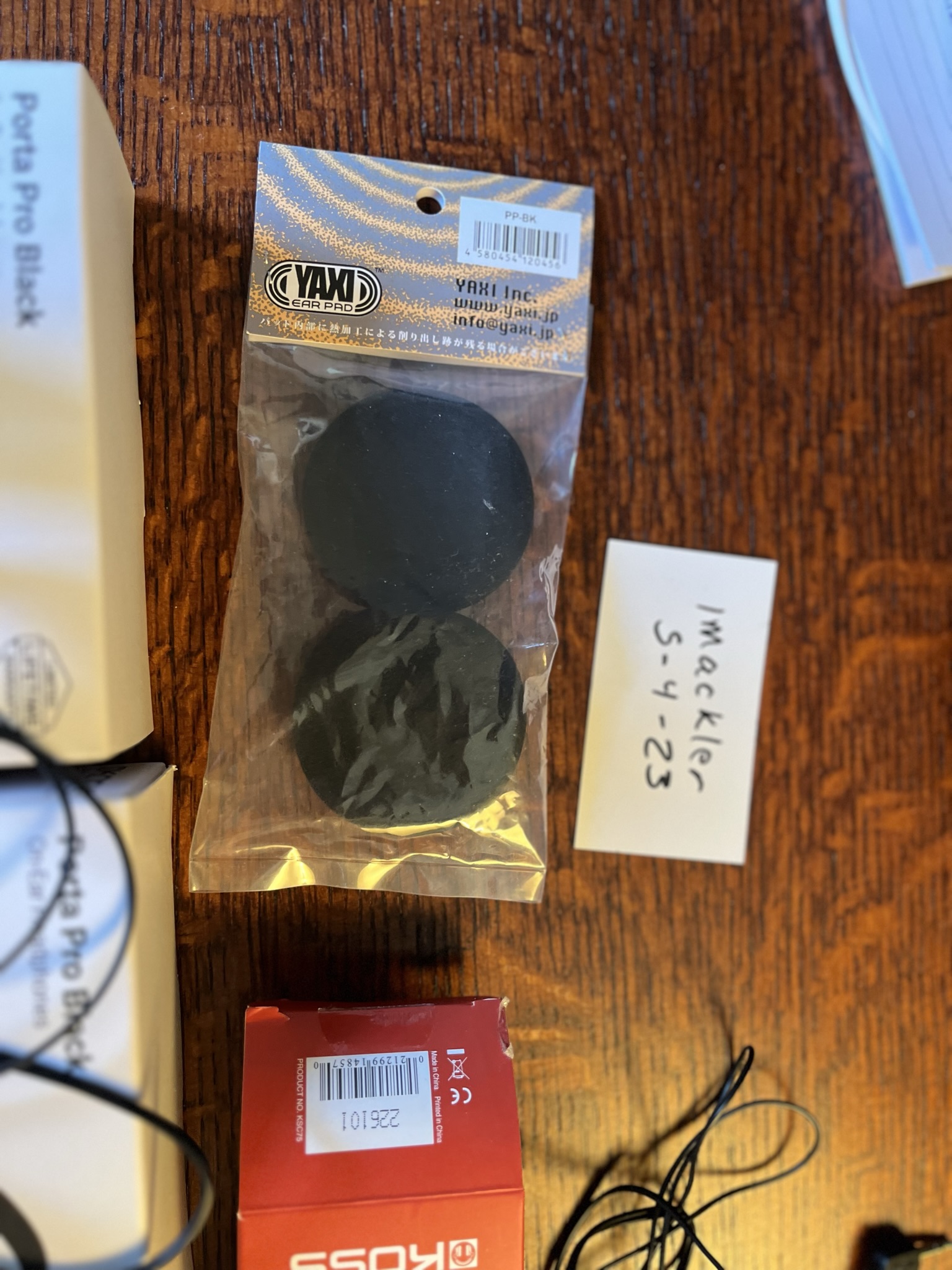 Closed: Koss : 2 Pairs of Porta Pro, 1 Pair KSC75 & 3 Pairs of Yaxi ...
