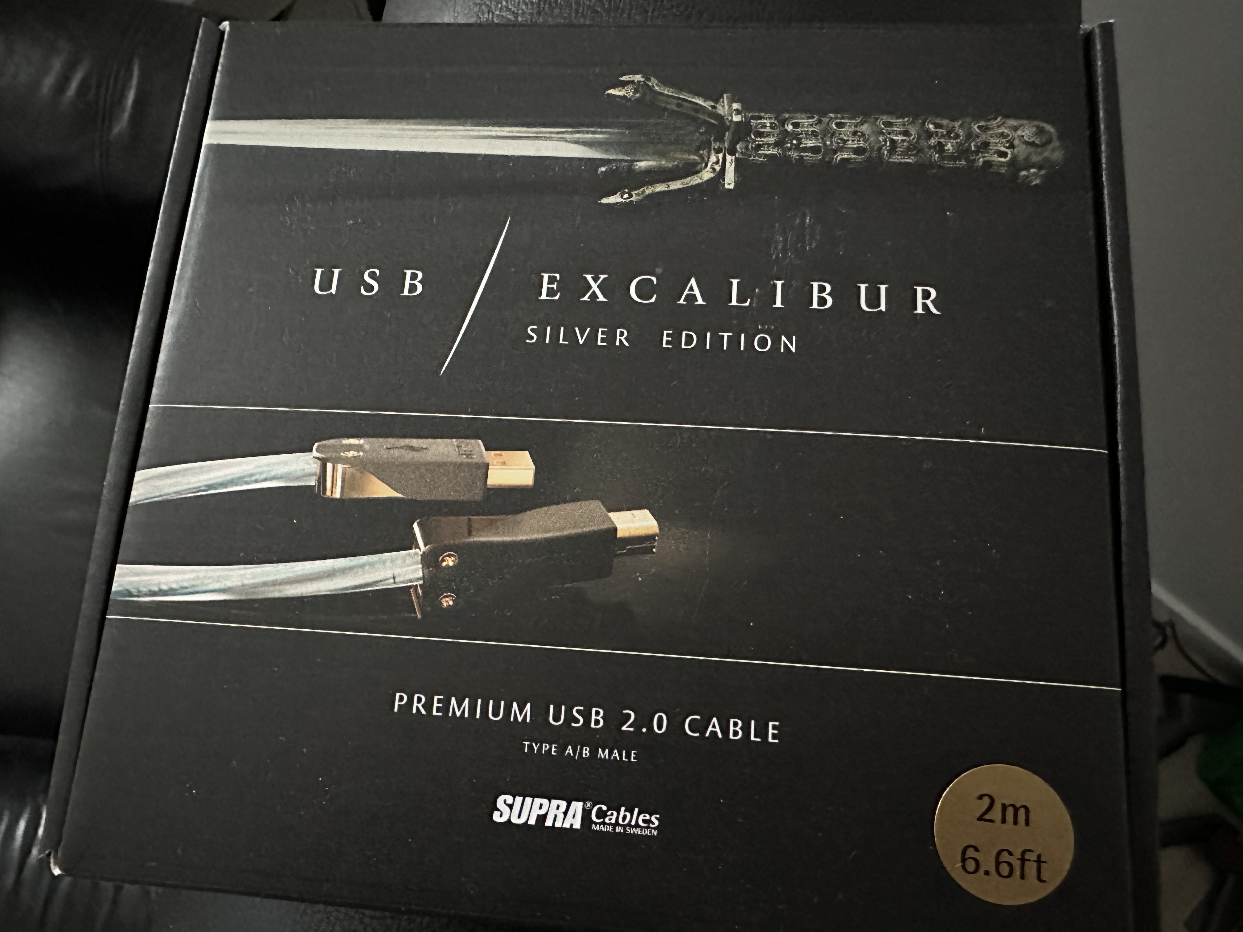 Sold: Supra excalibur usb A-B cable 2 | Headphone Reviews and ...
