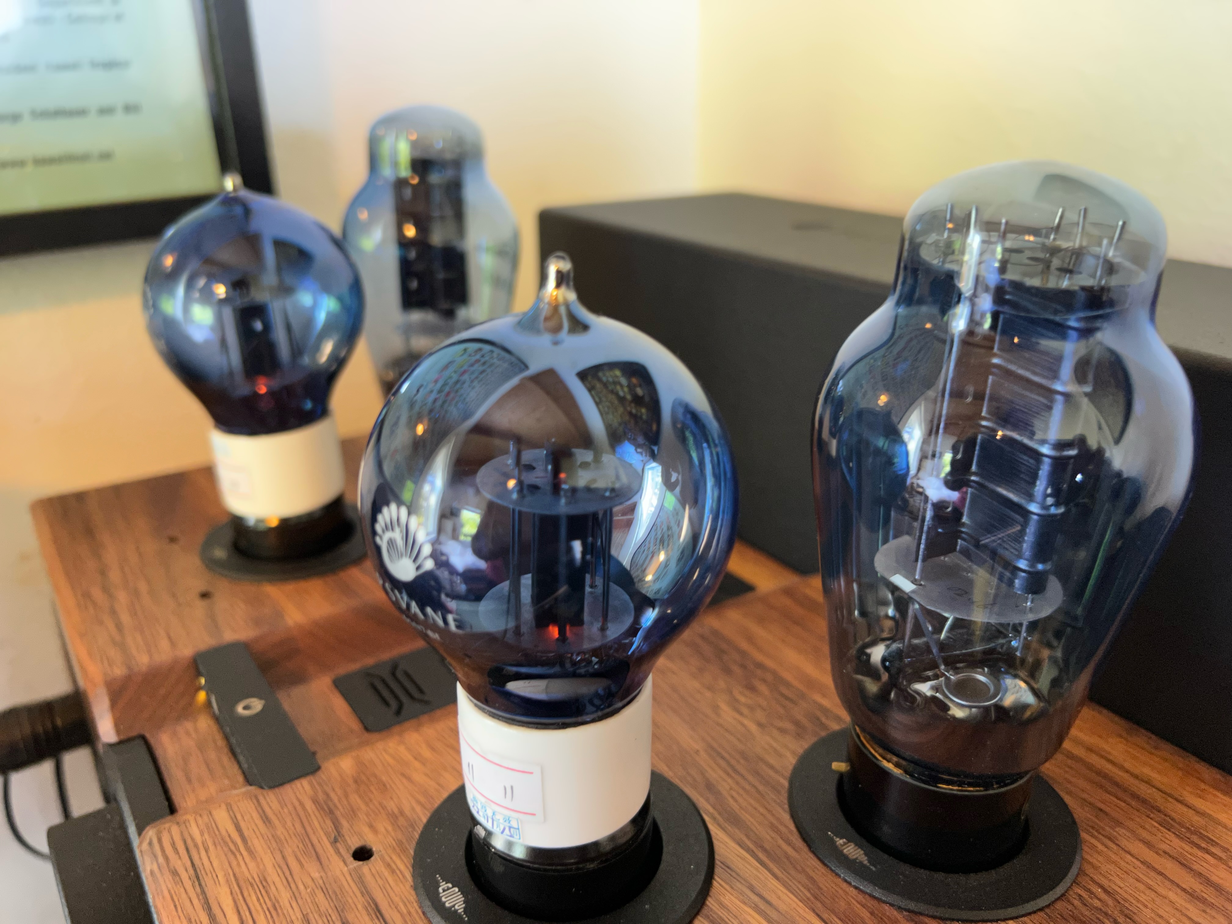 Sold: PriceCut! Sophia Electric 300B Blue Glass Classic Tubes matched ...