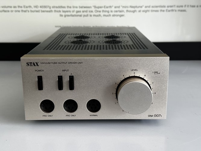 Closed: Stax SRM-007t OG! | Headphone Reviews and Discussion - Head-Fi.org