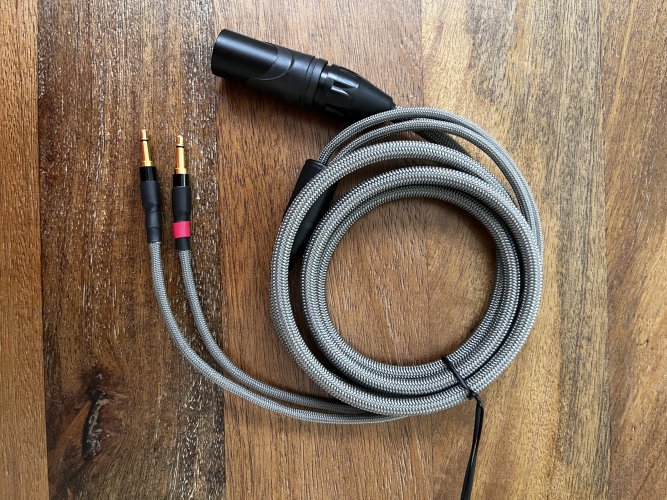Sold: Periapt 5 FT cable - Hifiman 3.5mm connectors to XLR | Headphone ...