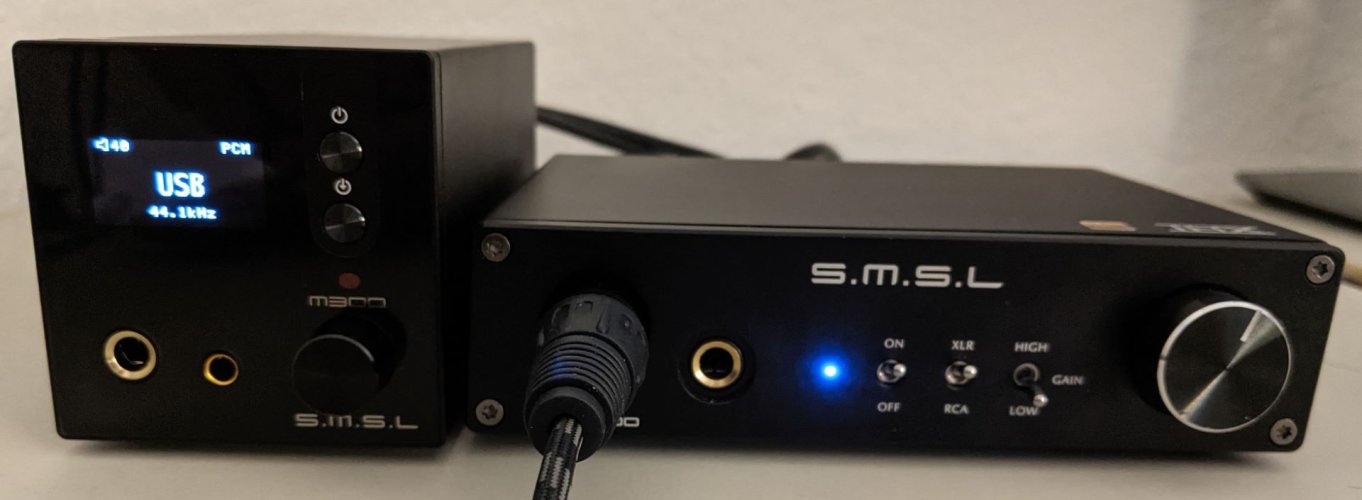 SMSL M300SE MQA Audio DAC CS43131*2 with 6.35/4.4mm Headphone AMP ...