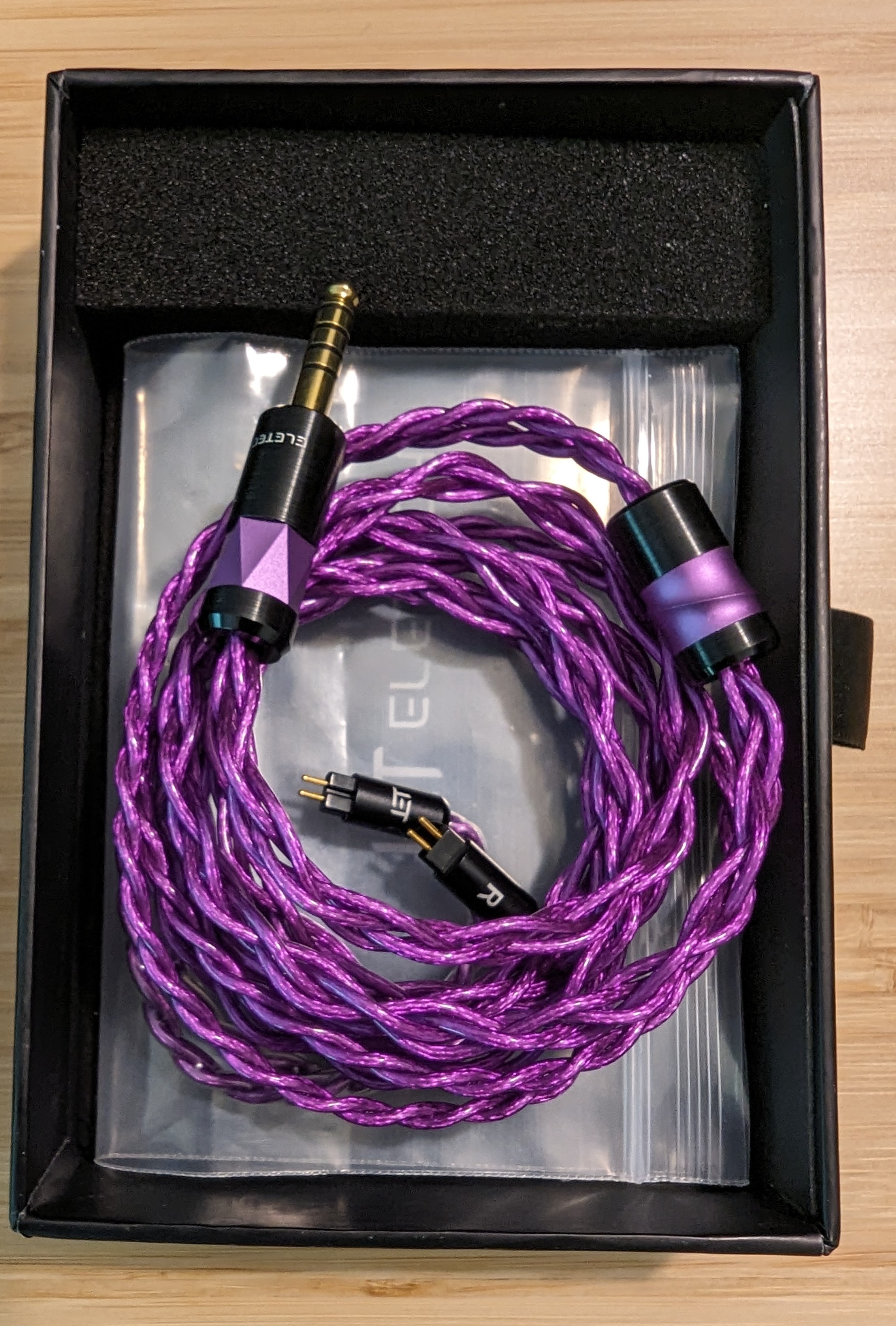 Closed: Eletech Tyrian Cable - 2pin, 4.4mm | Headphone Reviews and Discussion - Head-Fi.org