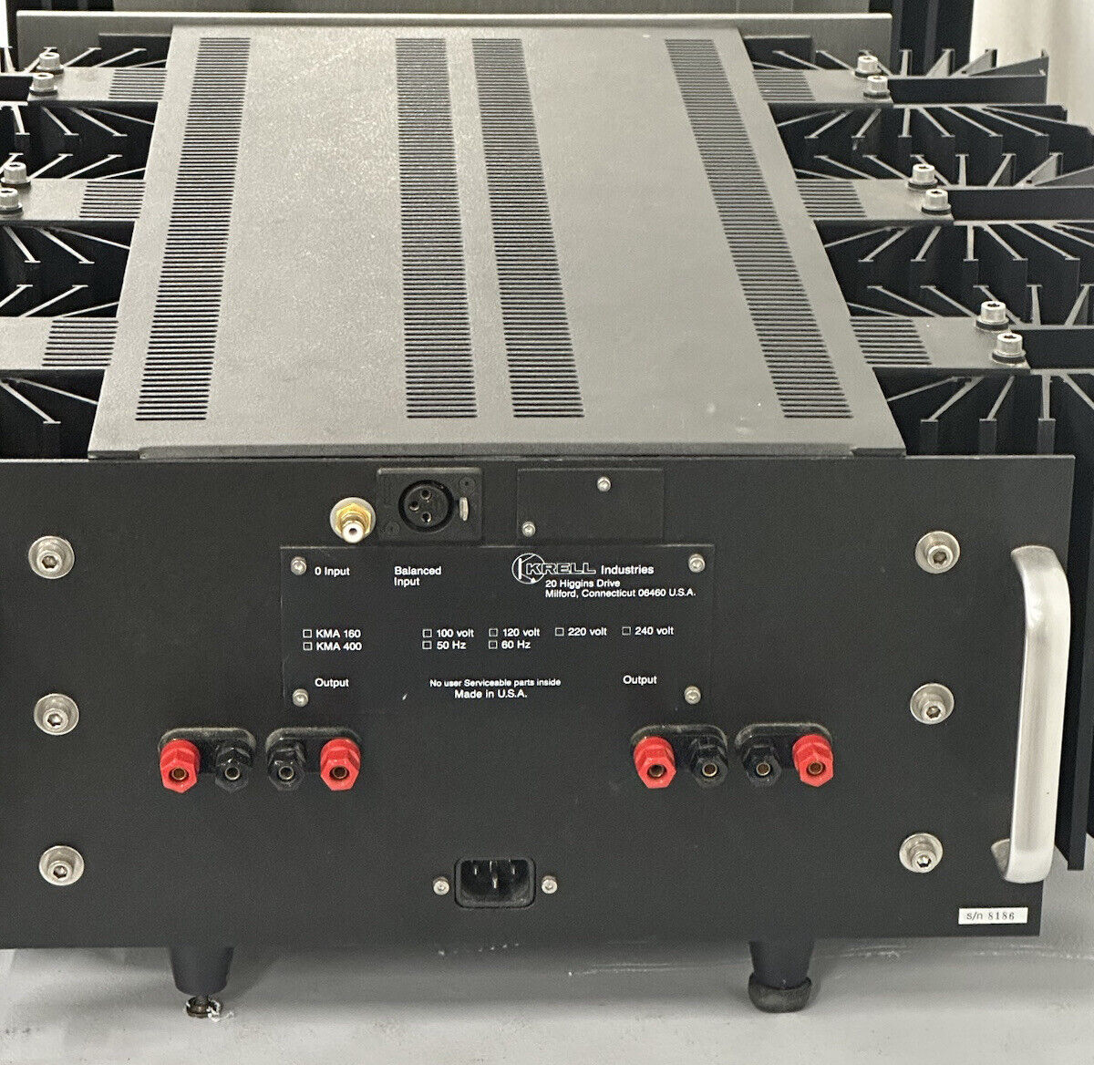 Closed: PAIR Krell KMA 400 Class A Vintage Mono Block Amplifier ...