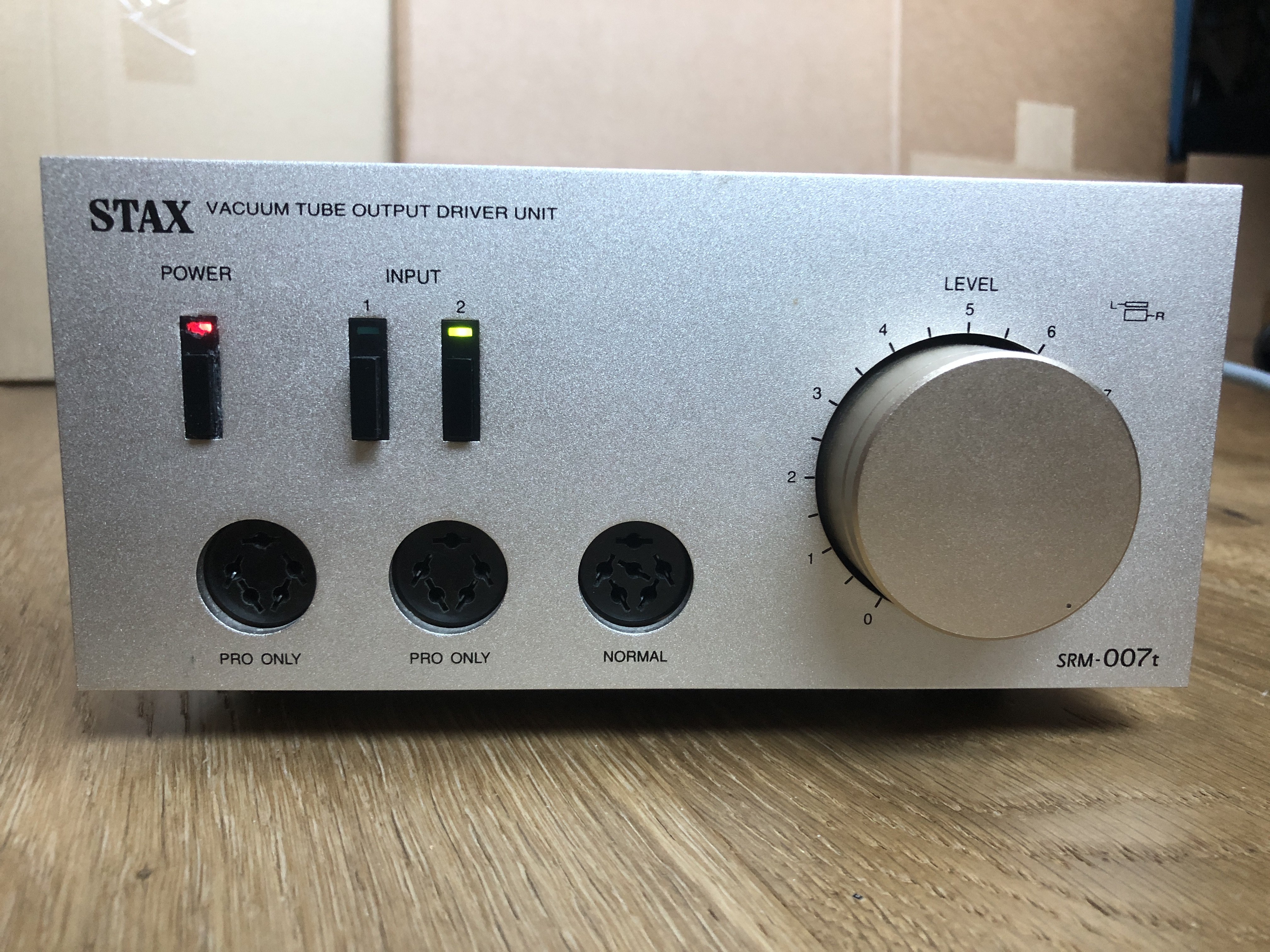 Sold: Stax SRM-007t Tube Electrostatic Earspeaker Driver | Headphone ...