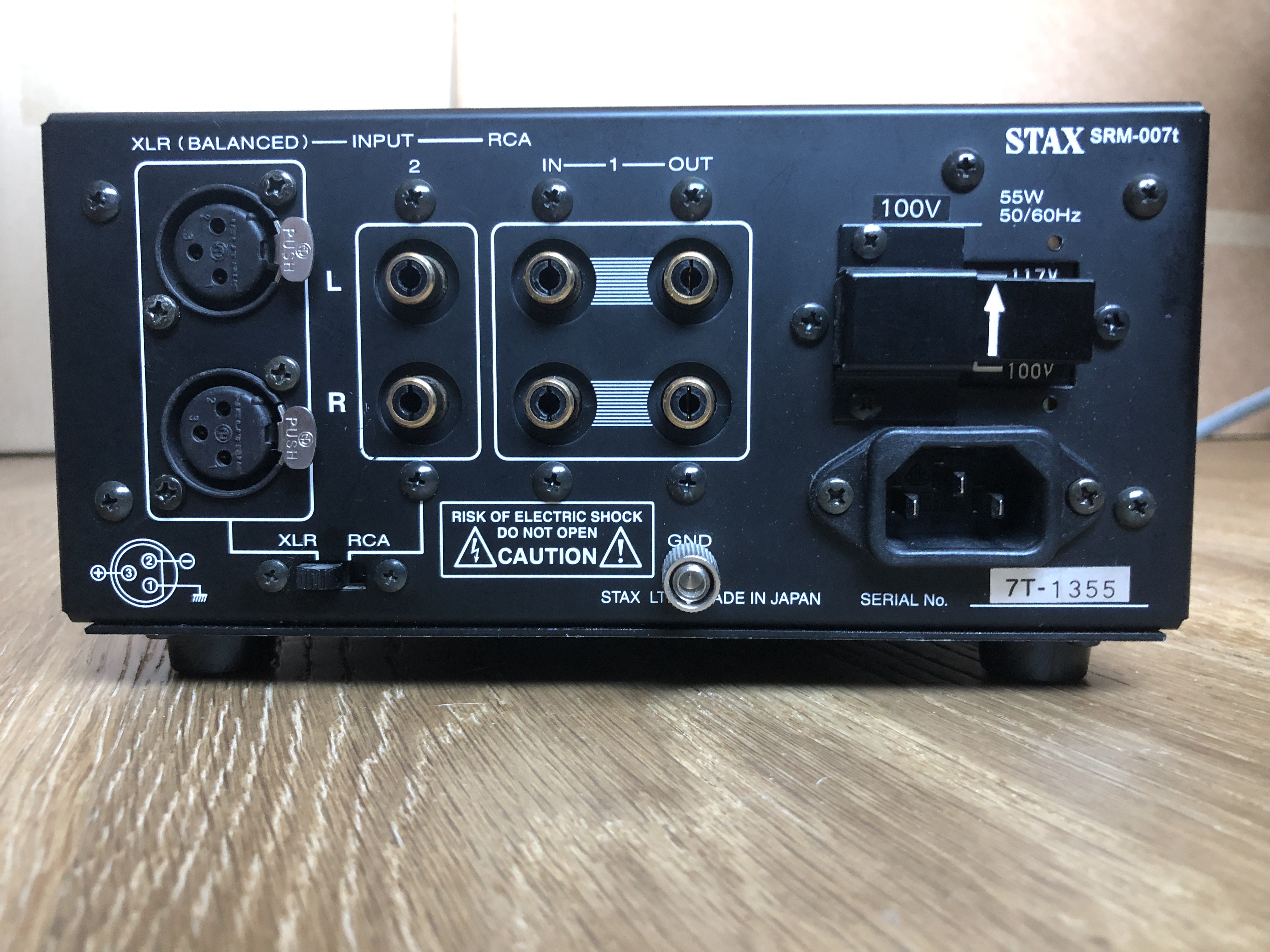 Sold: Stax SRM-007t Tube Electrostatic Earspeaker Driver | Headphone ...