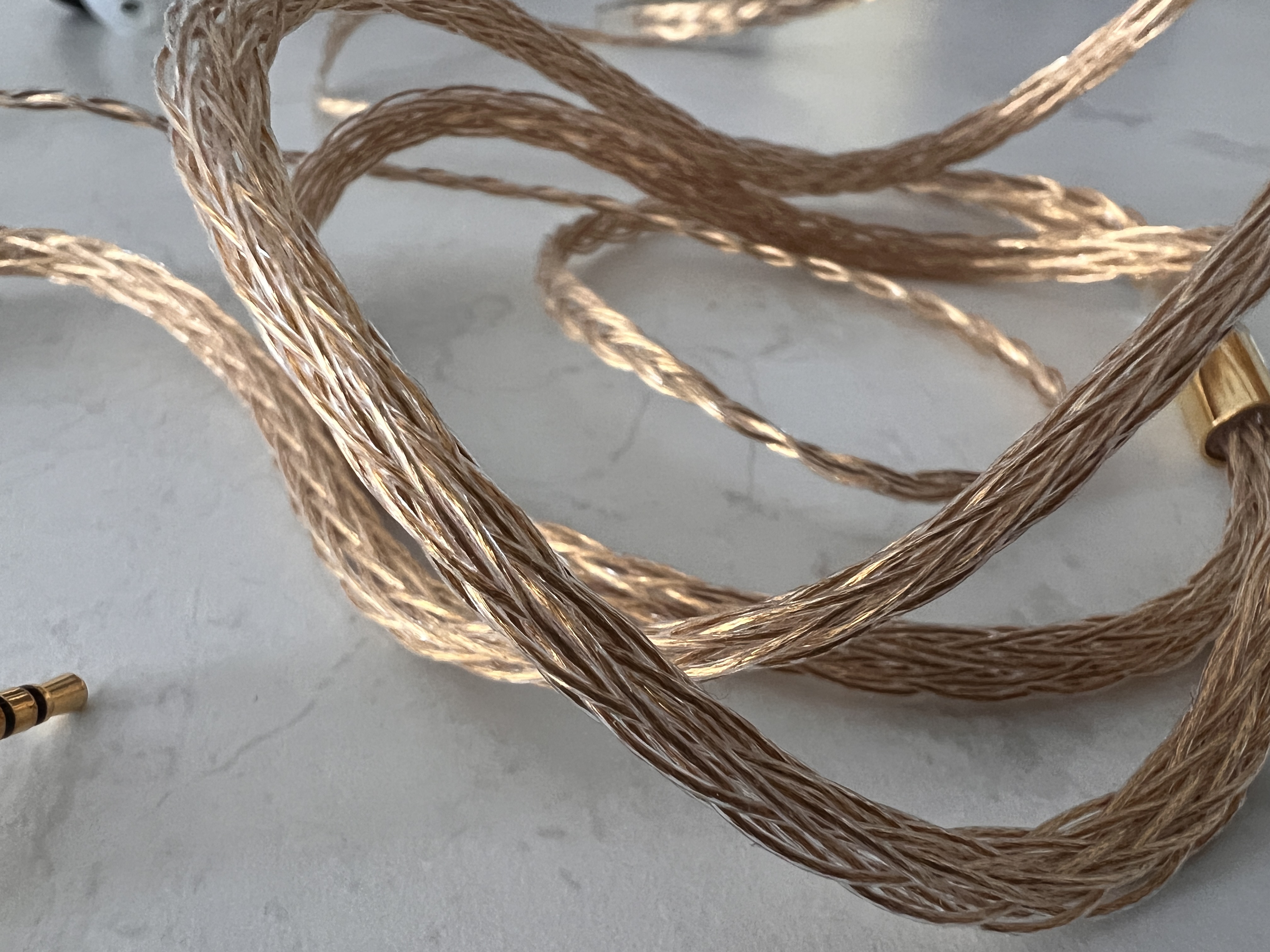 Sold: ALO Gold 16 MMCX 2.5mm Balanced IEM Upgrade Cable | Headphone ...