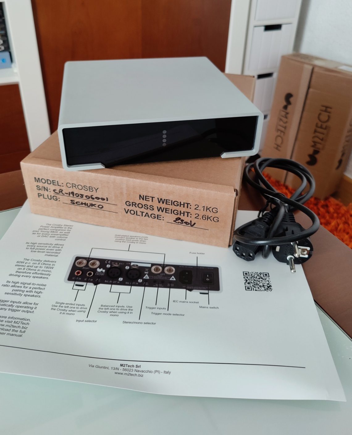 Closed: Power Amp M2Tech Crosby. Class D. 2x60w/8ohm. 2x110w/4ohm | Headphone Reviews and ...