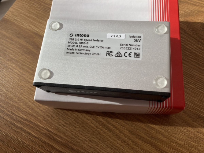 Closed: Intona 7055-B 5kV USB2.0 galvanic isolator - Made in Germany ...