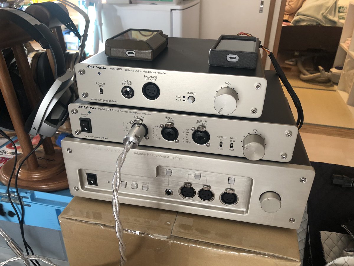 The Legendary Japanese Headphone Amplifiers MASS-Kobo 475, 433 Arrived ...