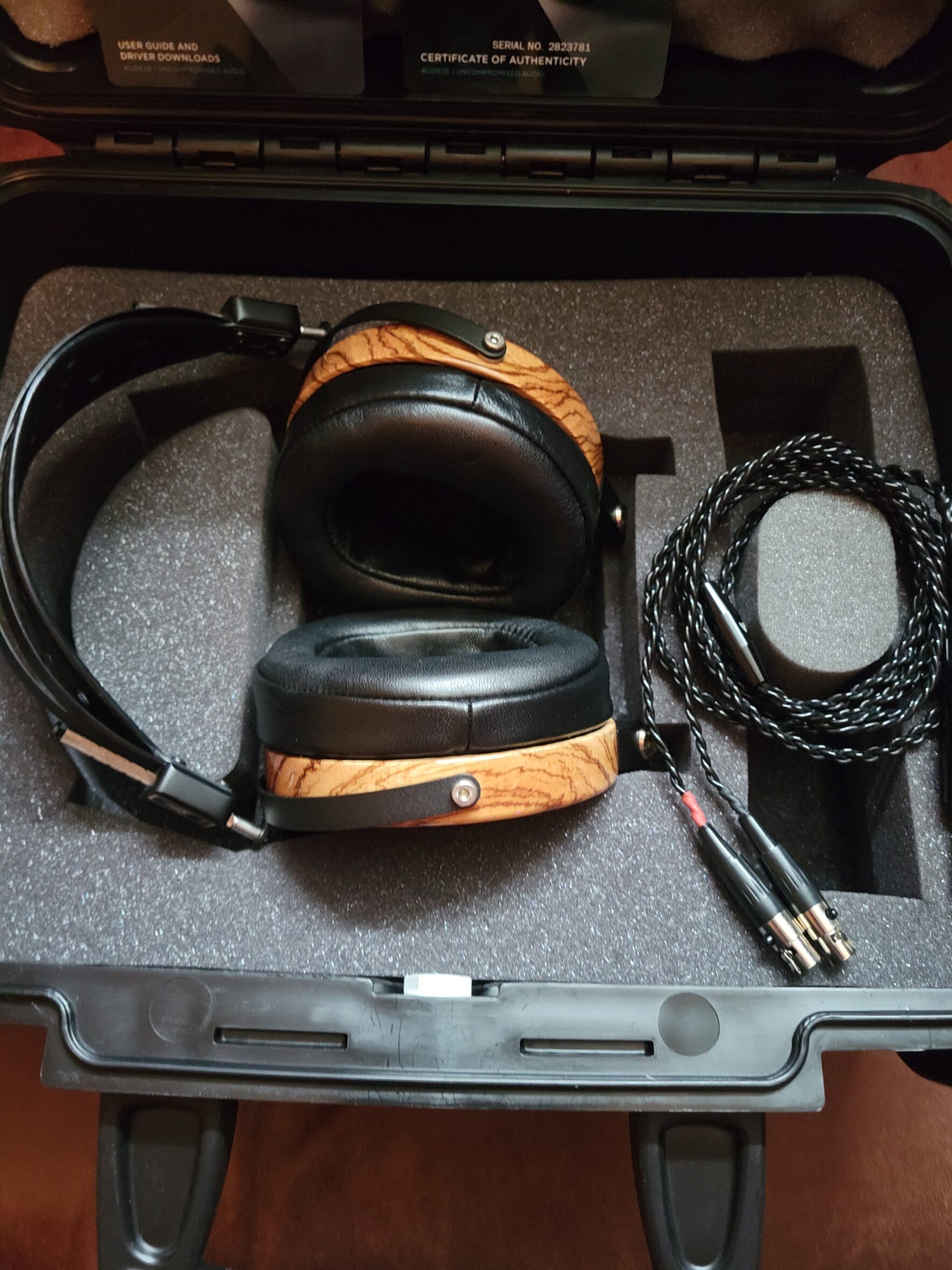 Closed: Audeze LCD3 2021 Zebrano Wood and extra balanced cable 4.4 mm ...
