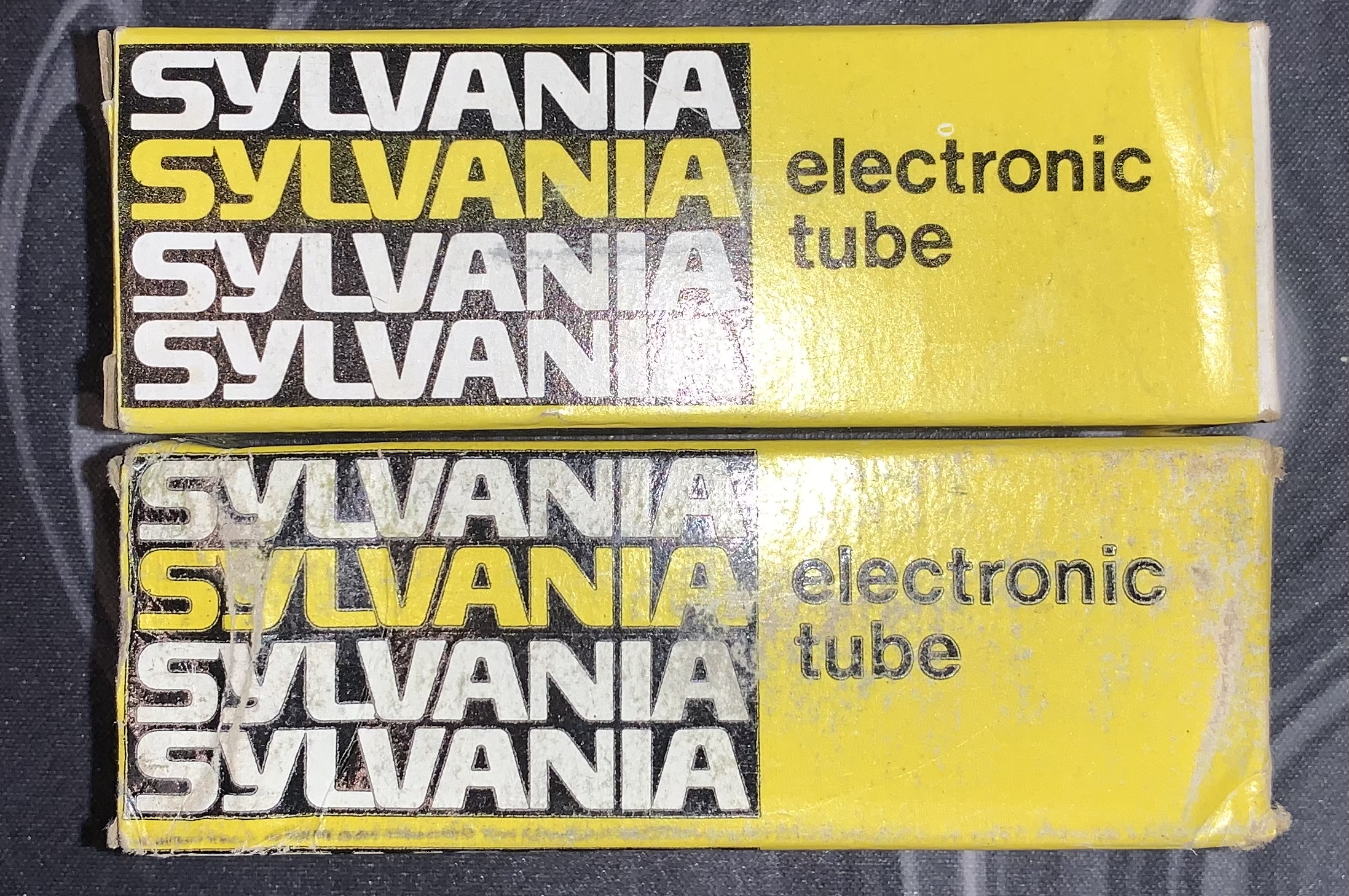 Sold: Sylvania Matched Code Pair 6EW7 Tubes RCA USA NOS Fat Bottle ...